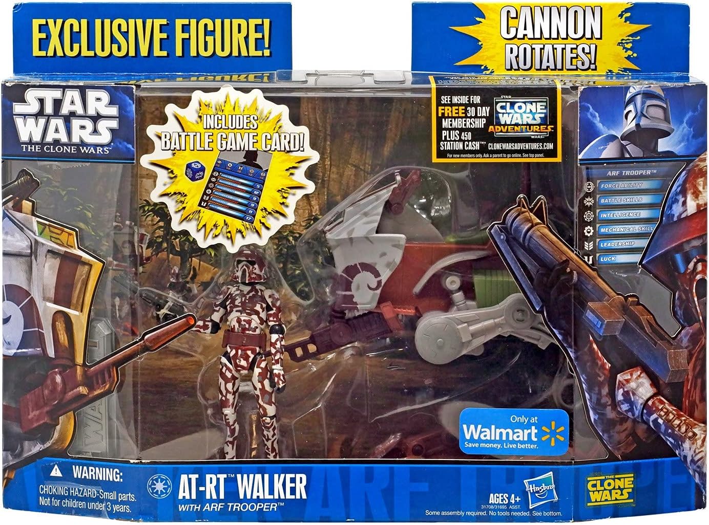 Star Wars The Clone Wars Exclusive Ryloth AT-RT WALKER with CAMO ARF ...