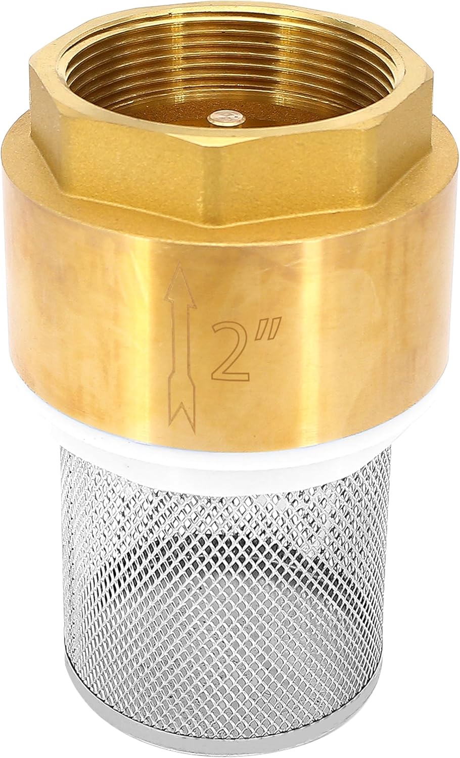 Foot Valve 2 Inch for Irrigation Pump, BSP Female Thread Brass Check ...