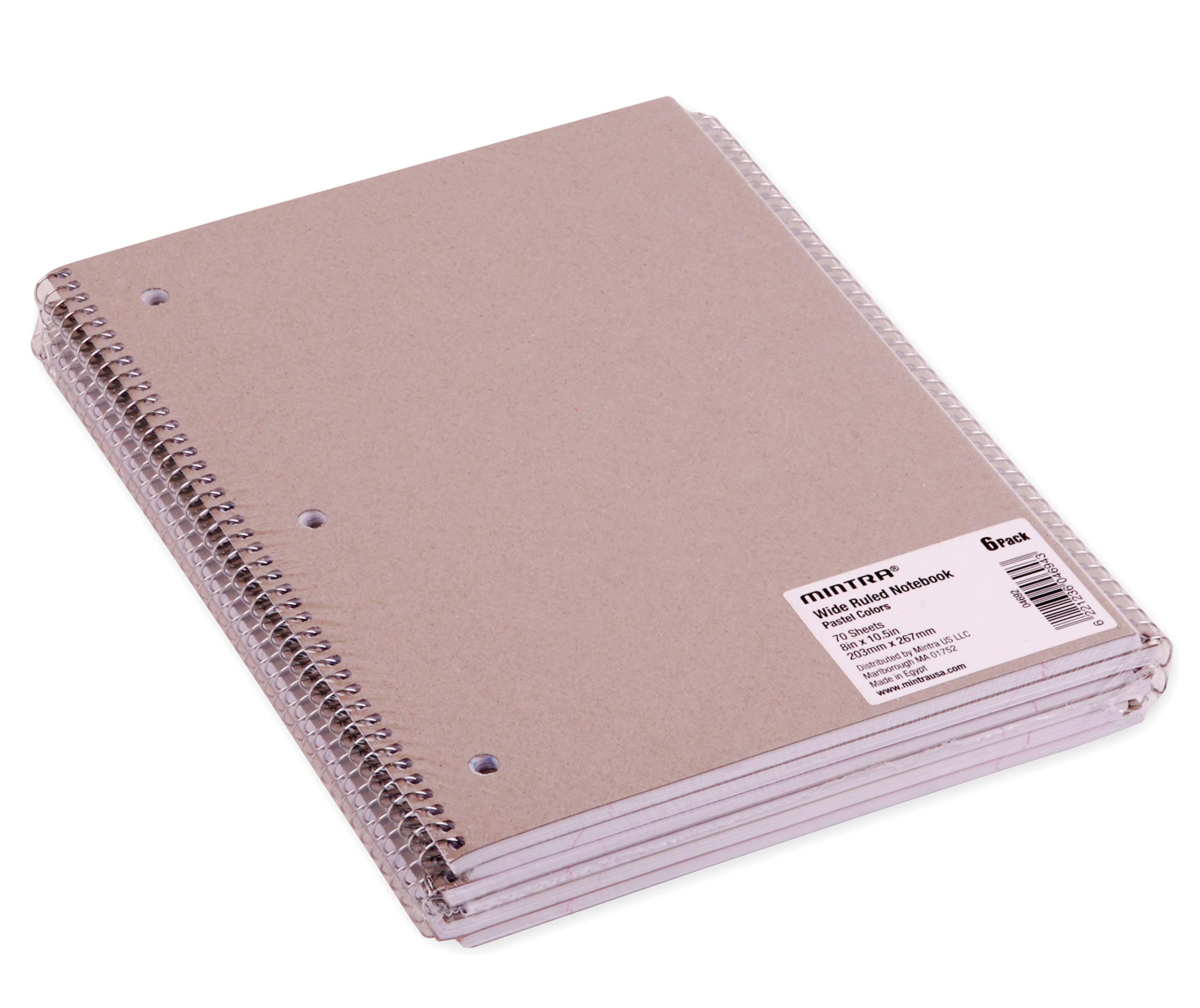 Snapklik.com : Mintra Office Spiral Notebooks - 1 Subject, 70 Sheets ...