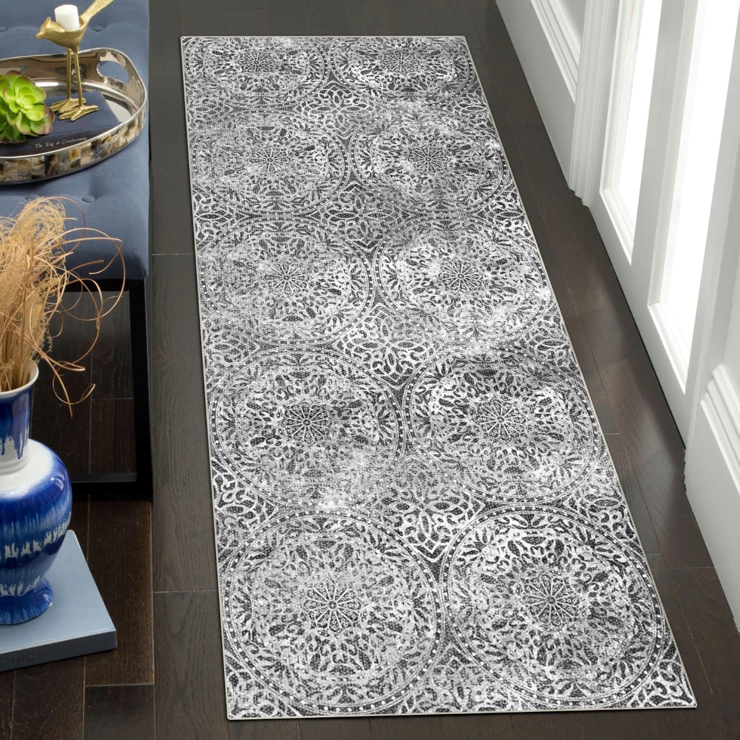Amazon.com: vivorug Machine Washable Runner Rug, 2' x 8', Entryway Rug ...