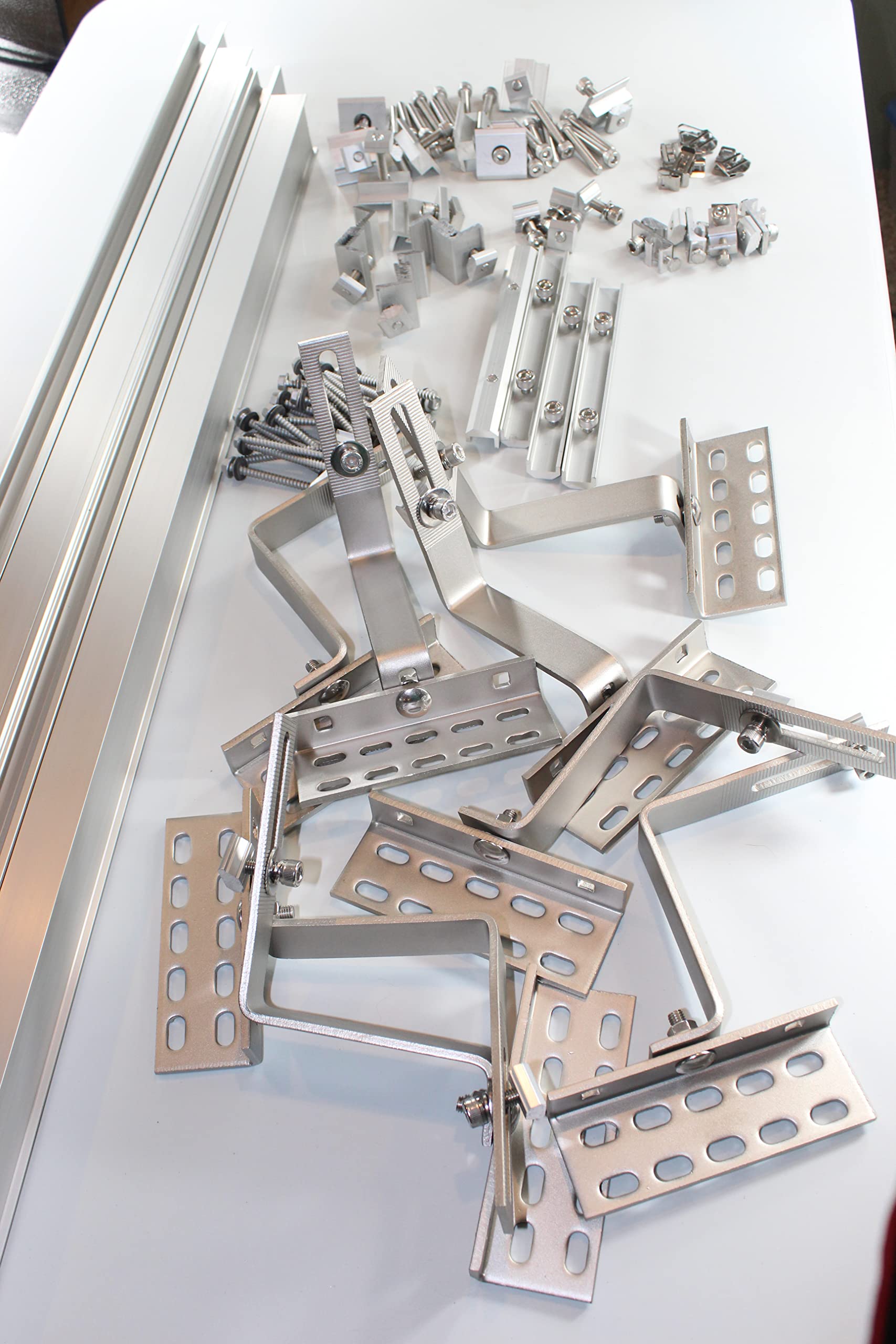 Amazon.com: Tile Roof - Solar Panel Mounting kit to Mount for 4 Solar ...