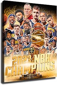 Amazon.com: 2022-2023 Nuggets Championship Poster Wall Art Print,Jokic ...