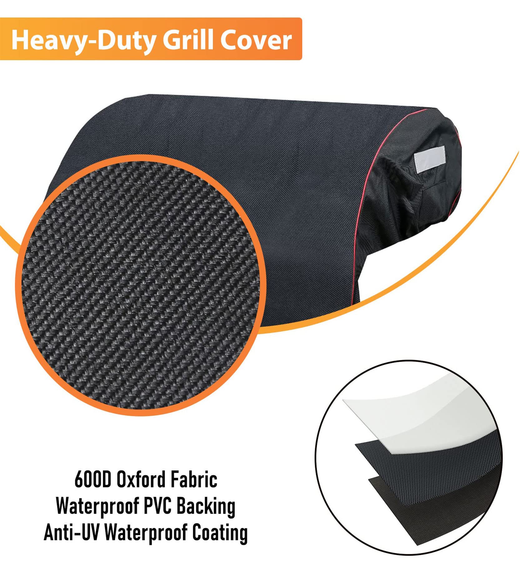 Snapklik.com : Grisun 32 Inch Built-in Grill Cover For Bull 45005 Built ...