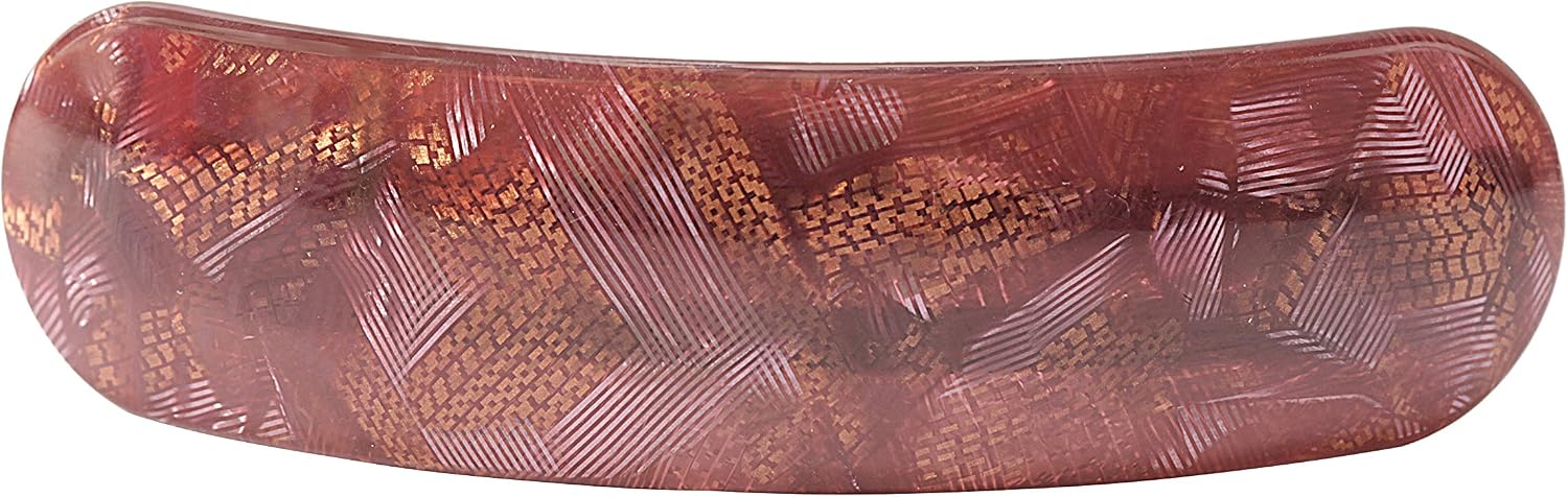 Amazon.com: Caravan Round Hand Made Hump Barrette, Assorted : Beauty ...