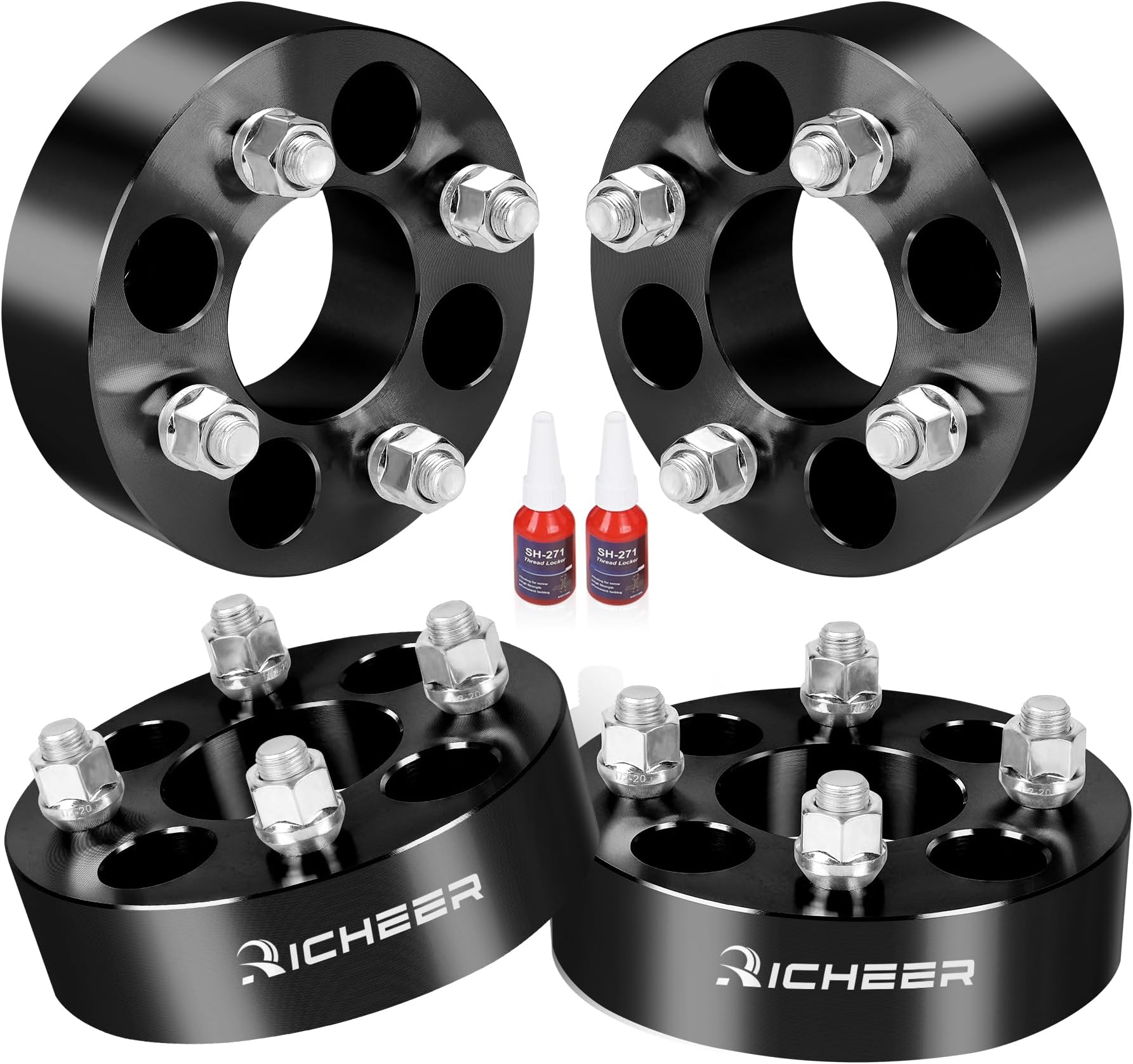 Amazon.com: YIZBAP 4PCS 4x4 Wheel Spacers, 2 inch 4x101.6mm Wheel ...