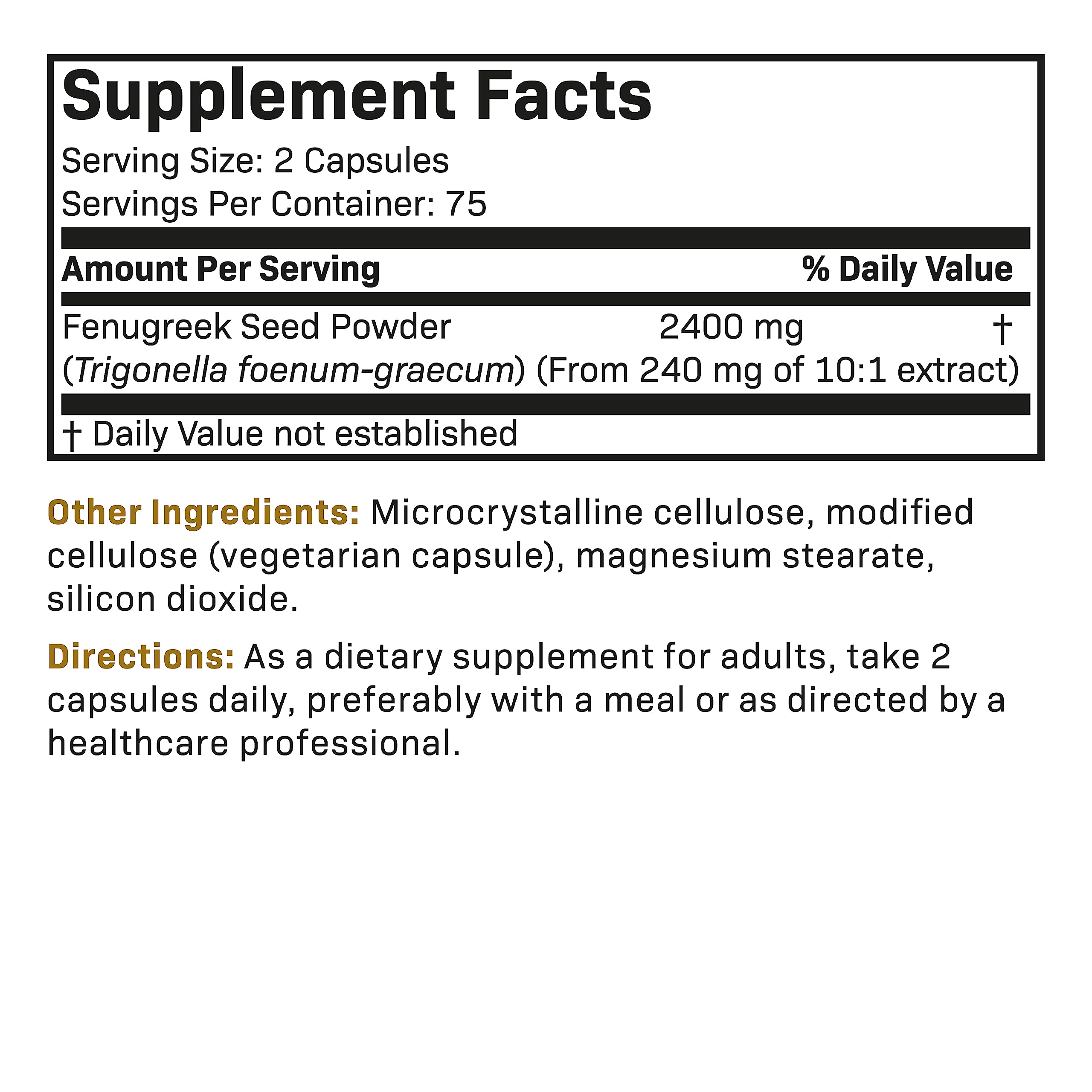Snapklik.com : Futurebiotics Fenugreek Extra Strength 2400 MG Supports ...
