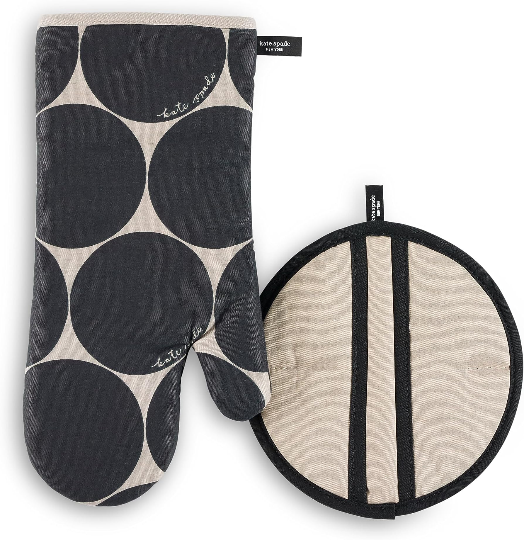 Amazon.com: Kate Spade New York Joy Dot Oven Mitt & Pot Grabber 2-Pack ...