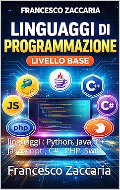 linguaggi di programmazione livello base : linguaggi : Python, Java ...