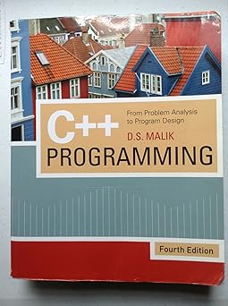 Amazon.com: C++ Programming: From Problem Analysis to Program Design: 9781423902096: Malik, D. S ...