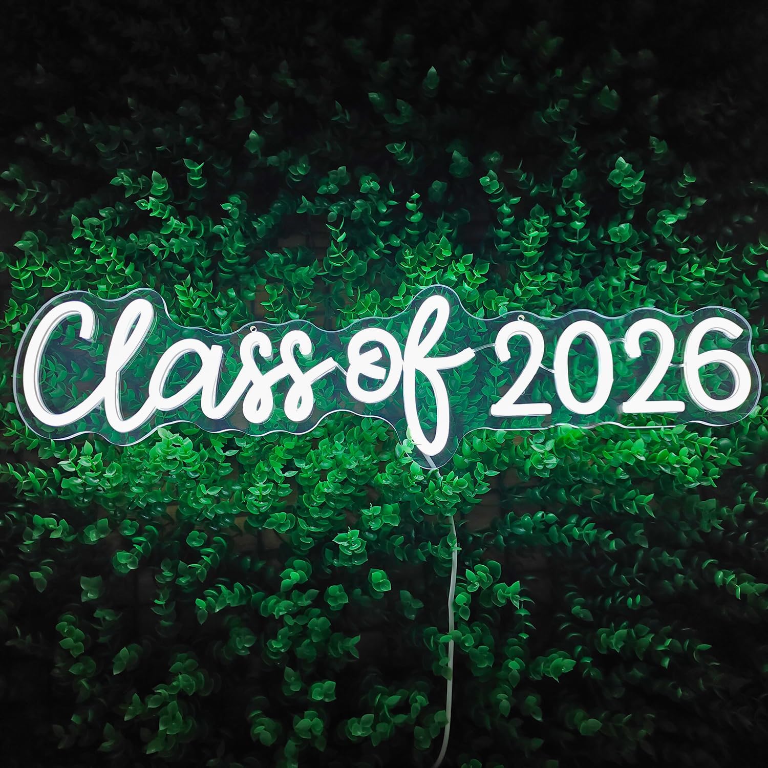 hhuohuona Large Congrats Grad Neon Sign Class of 2026 Led Sign Dimmable ...