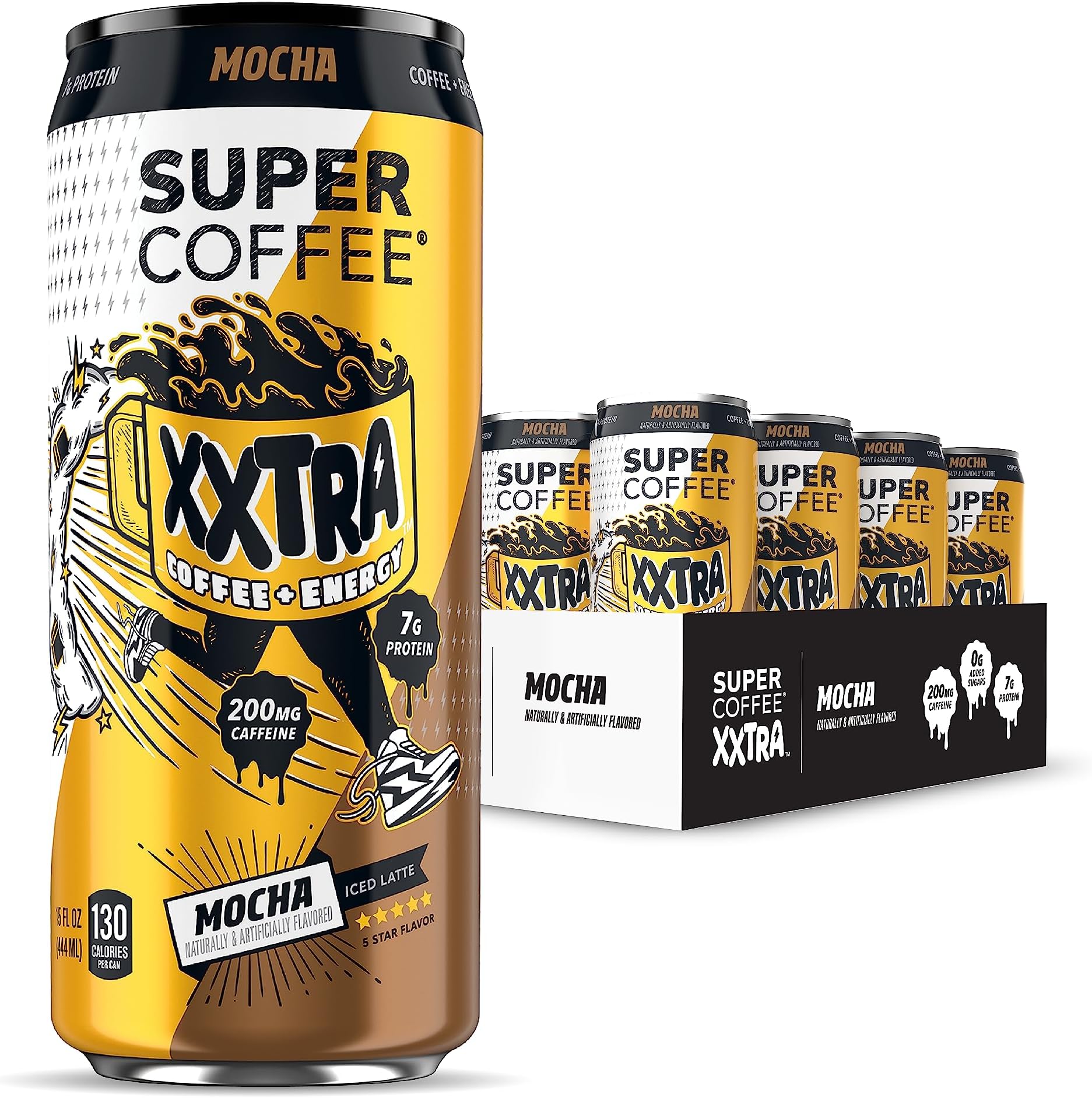 Amazon.com: Super Coffee XXTRA, Keto Protein Coffee (0g Added Sugar, 7g ...