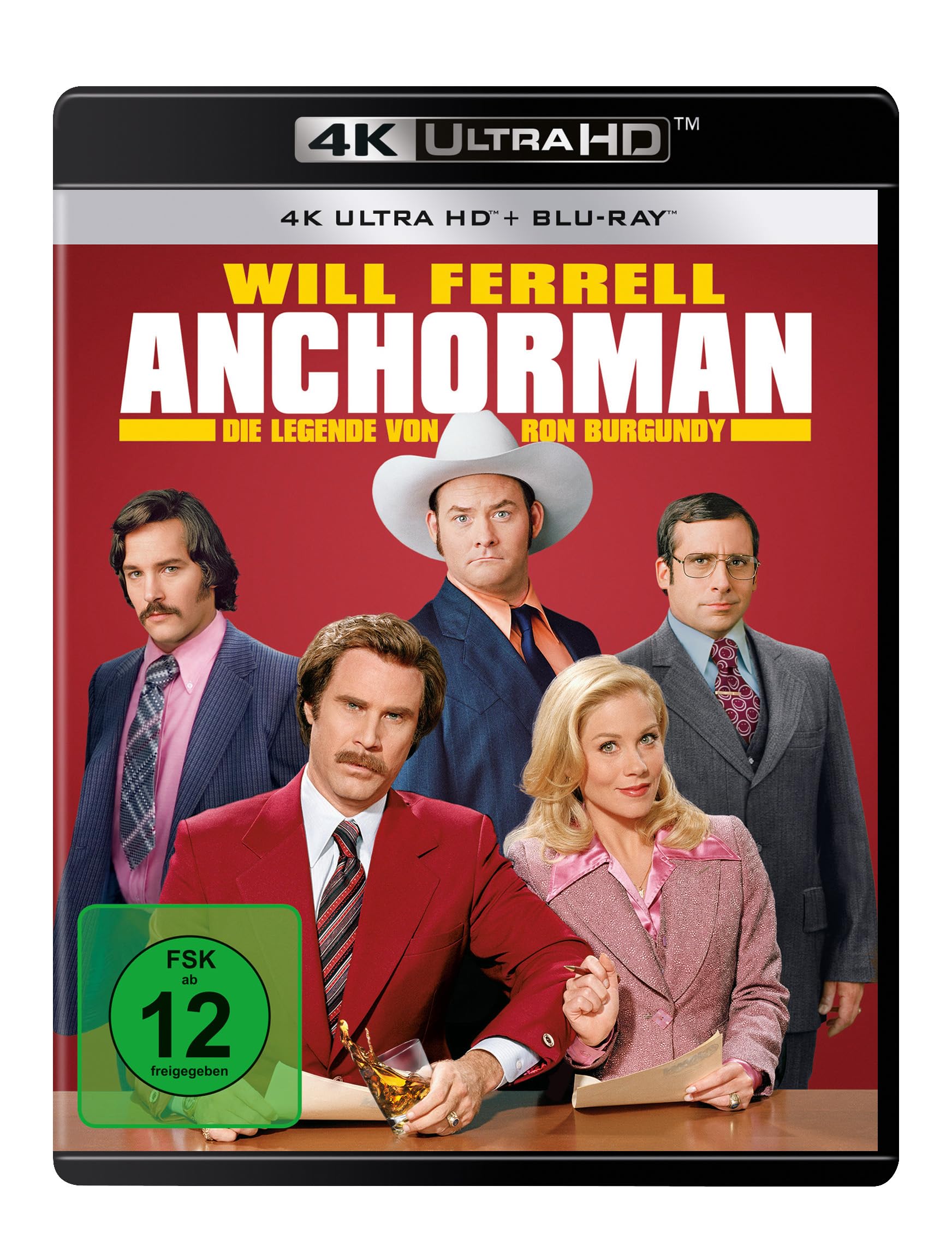 Anchorman: Die Legende von Ron Burgundy [4K Ultra HD] + [Blu-ray ...
