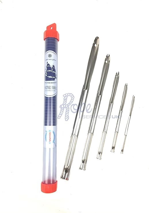 Selma Set of 5 Rope Splicing Fids Tools Needle Fid (3.5mm to 14mm Ropes ...