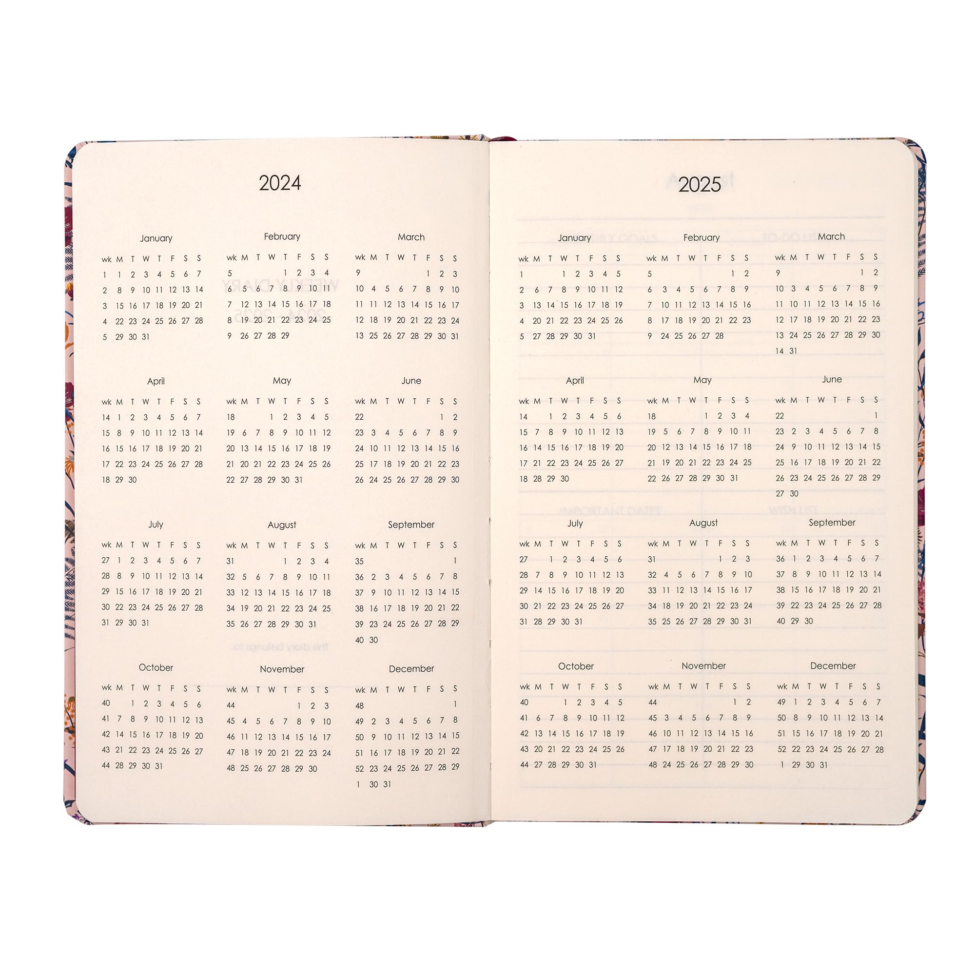 Pukka Pad 2024-2025 Academic Diary Soft Cover Planner Dated August 2024 ...