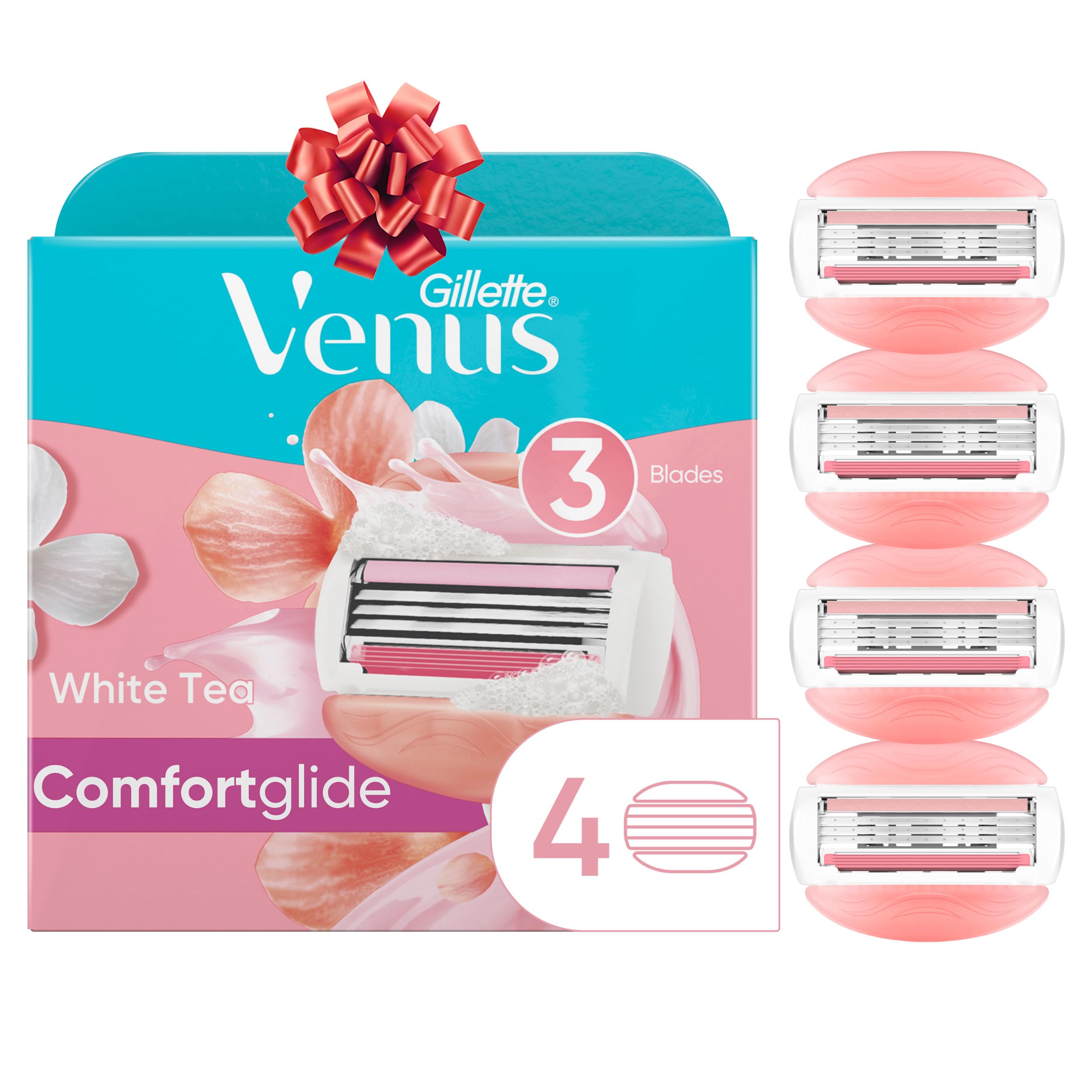 Amazon.com: Gillette Venus ComfortGlide Womens Razor Blade Refills, 4 ...