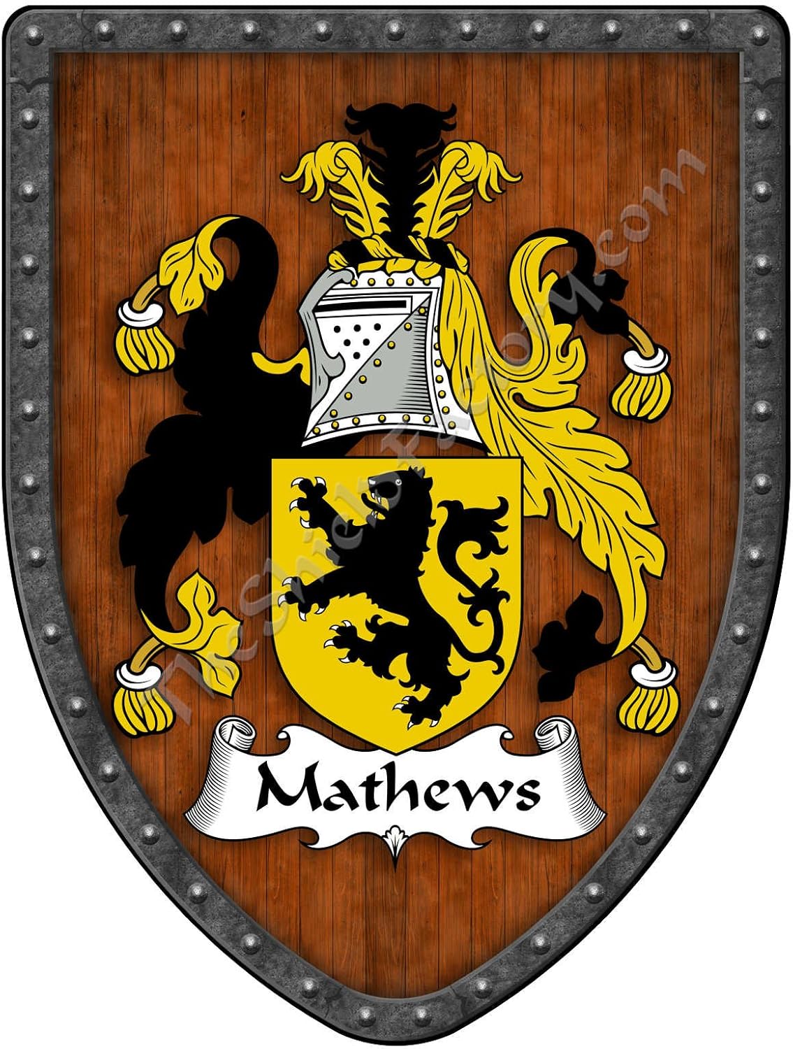 Amazon.com: Mathews Family Crest Custom Coat of Arms, Family Ancestry ...
