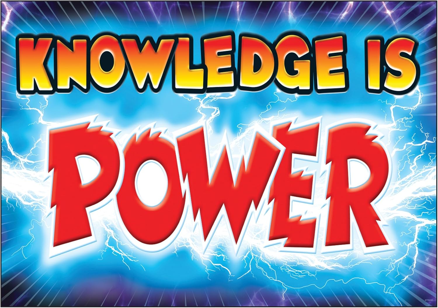 Amazon.com: Argus Knowledge is Power Poster, 13.375" x 19" : Office ...