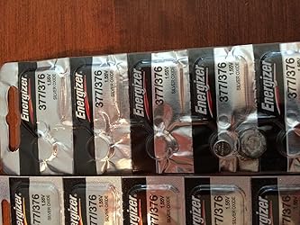 Amazon.com: Energizer Watch/Electronic Batteries, 1.55 Volts, 377, 2 ...