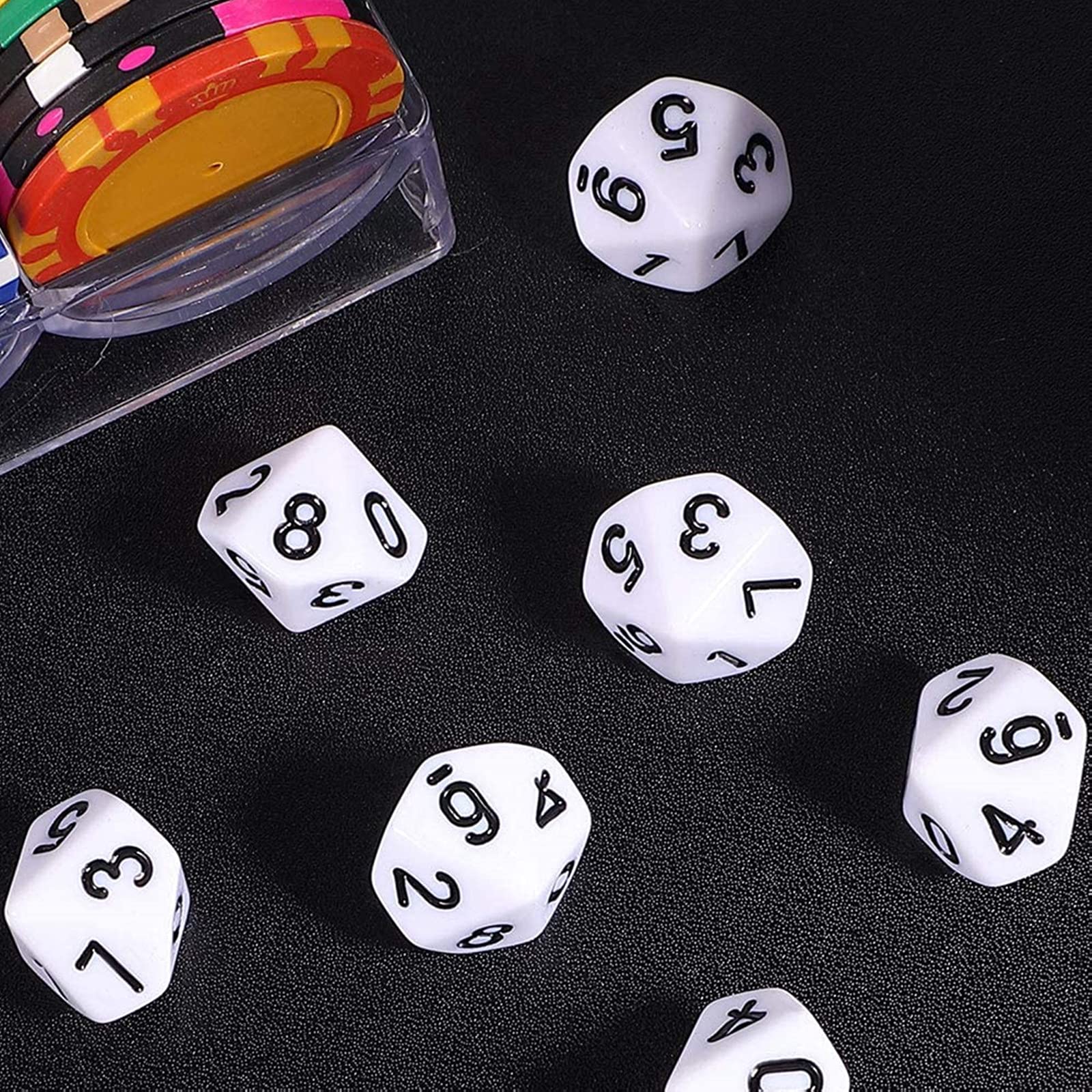 Snapklik.com : TecUnite 25 Pieces Polyhedral Dice Set