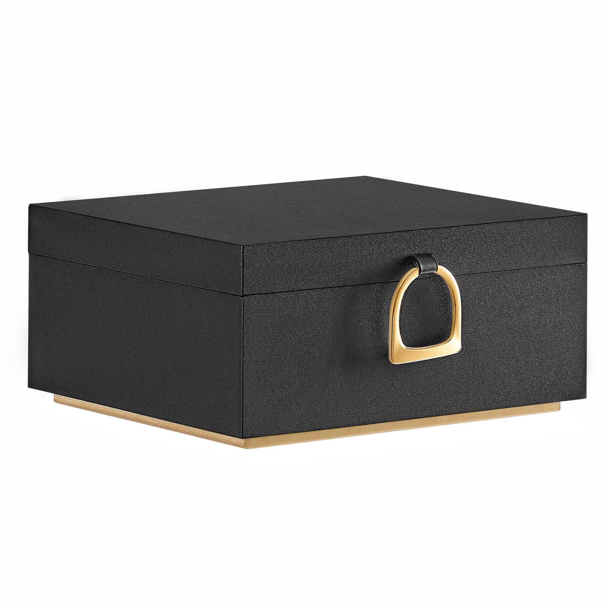 SONGMICS 2-Layer Jewellery Box, Jewellery Organiser with Handle ...