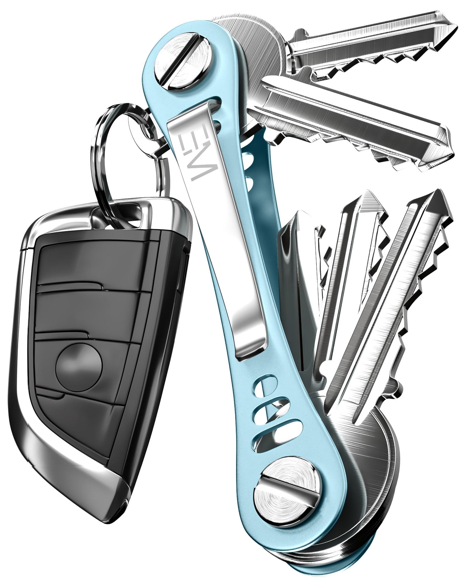 EM Premium Products Compact Key Holder - Pocket Key Organizer - 14 Keys ...