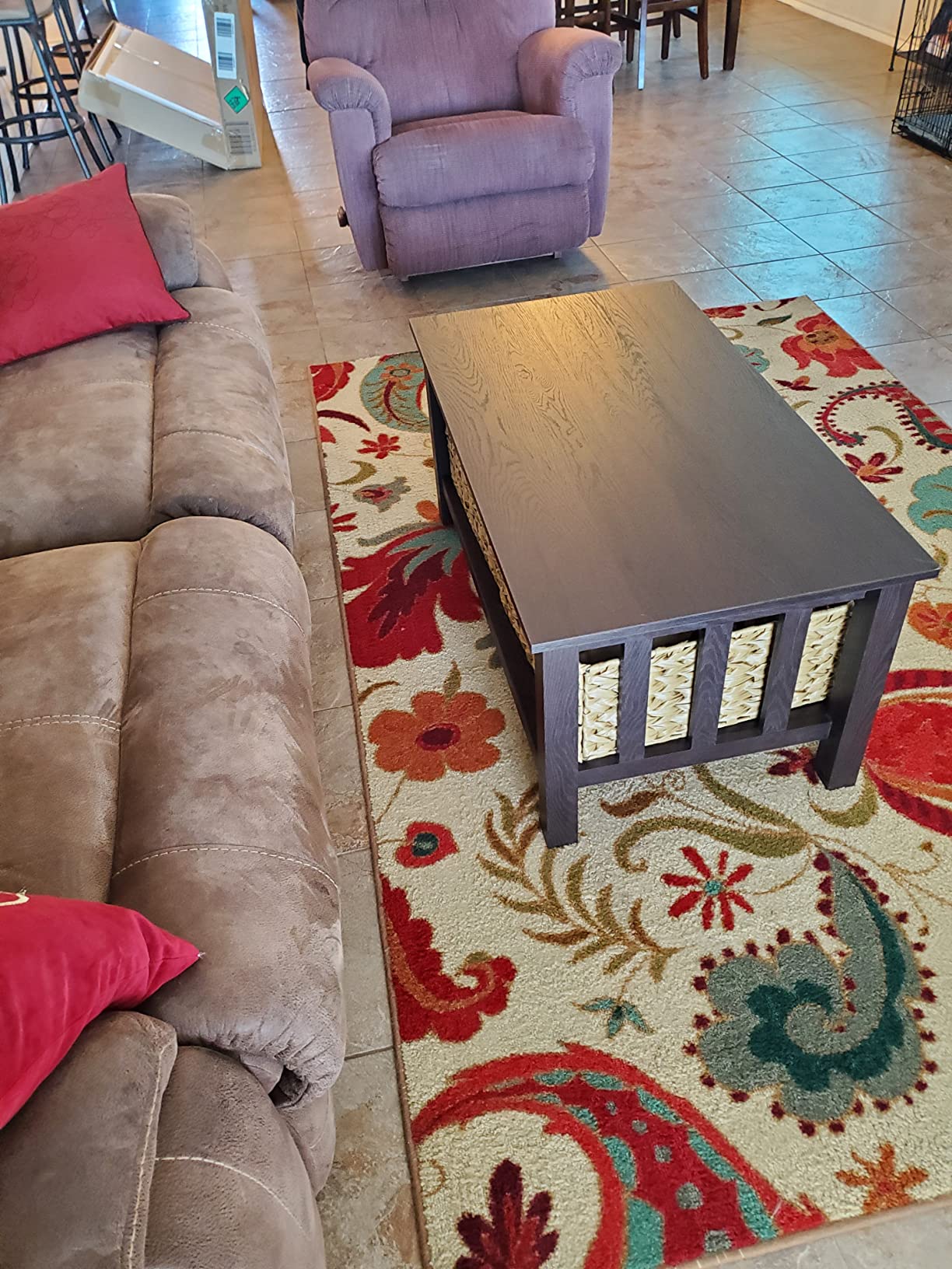 $27/mo - Finance Walker Edison Alayna Mission Style Two Tier Coffee ...