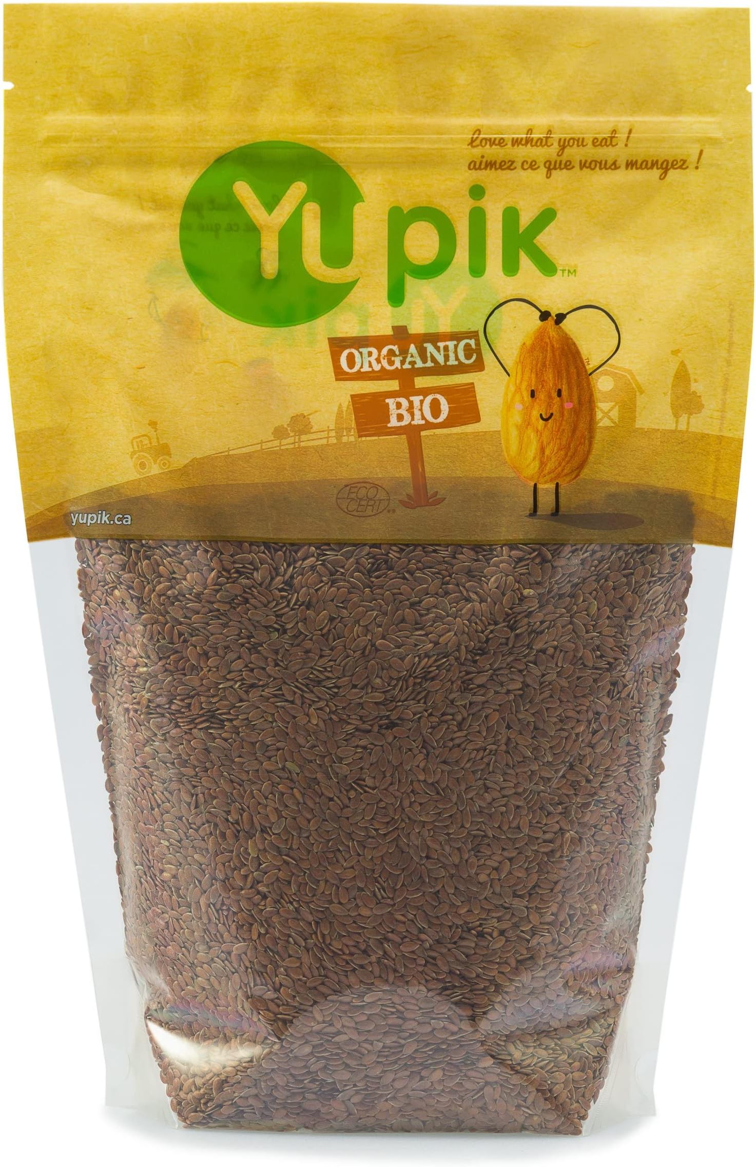 Amazon.com: Food to Live Organic Brown Flax Seeds, 5 Pounds – Whole Raw ...