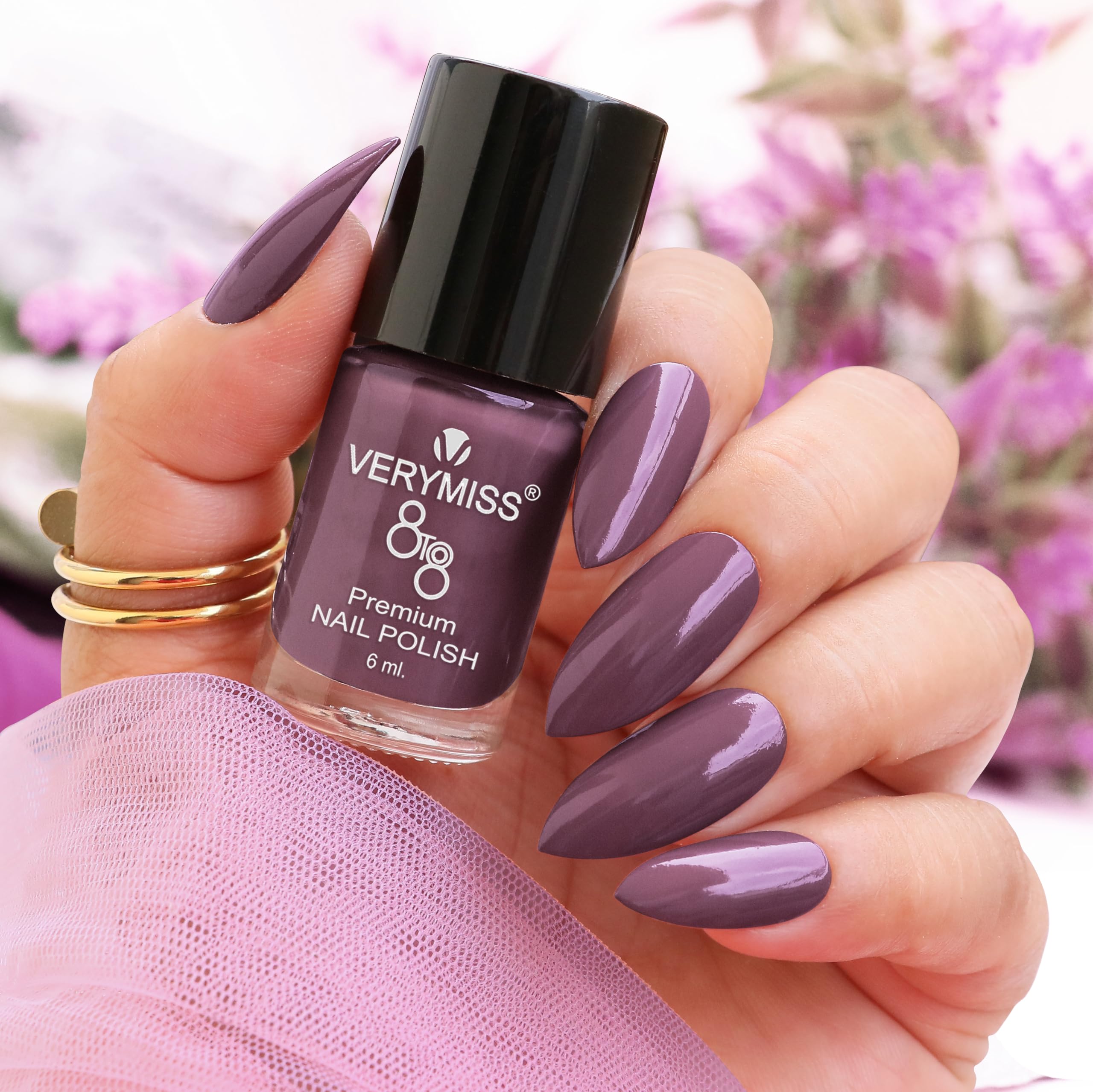 Buy VERYMISS Premium Glossy Nail Polish 6ml | Smooth Application ...