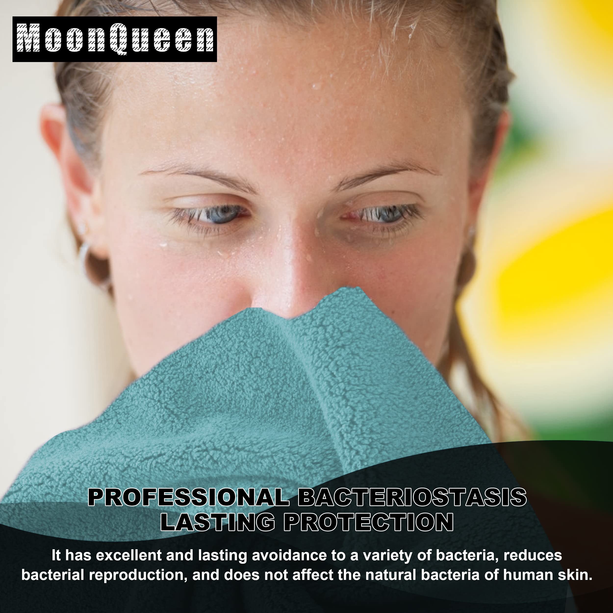 Snapklik.com : MOONQUEEN Microfiber Facial Cloths Fast Drying Washcloth ...
