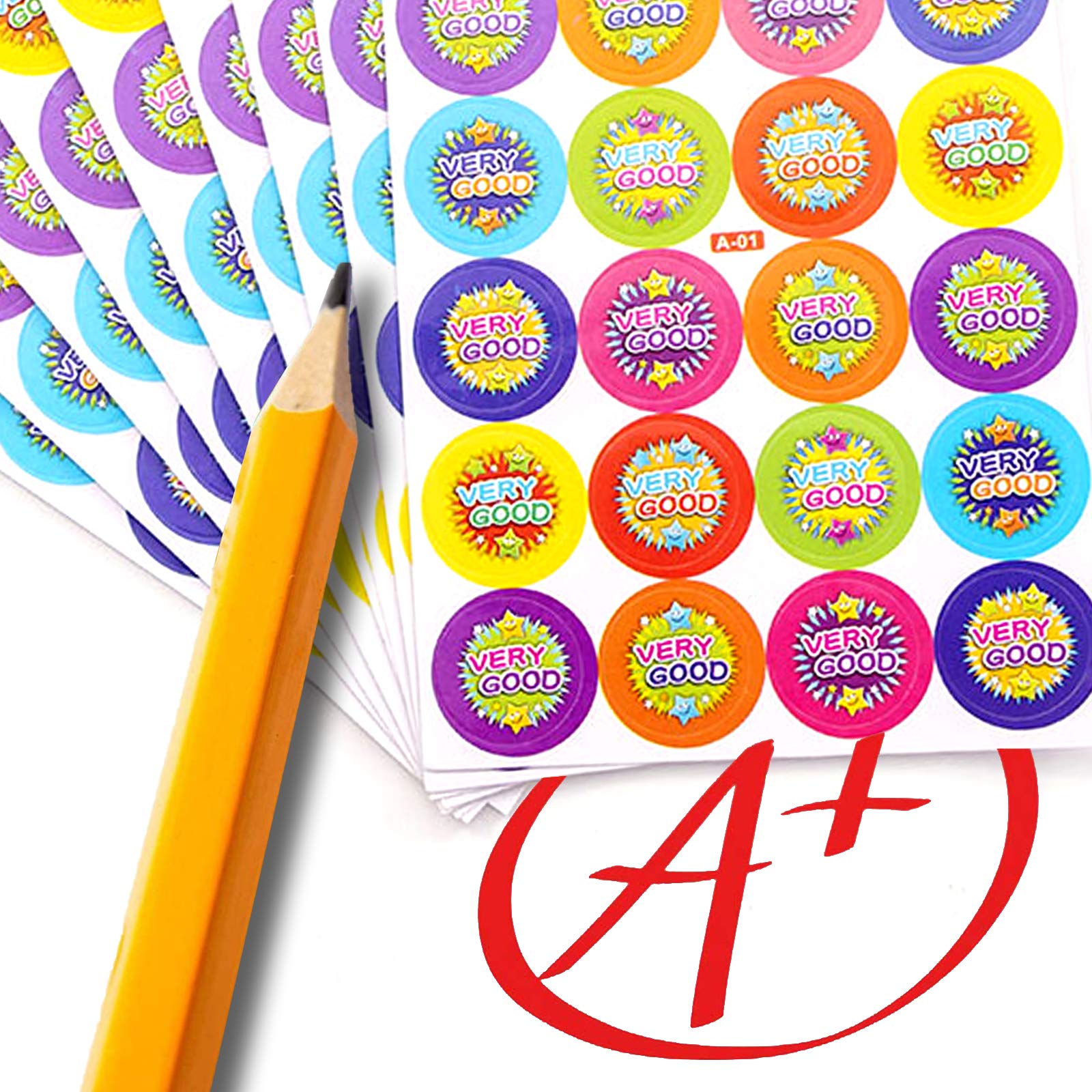 960 Pack Reward Stickers for Kids, Well Done Motivational Childrens ...