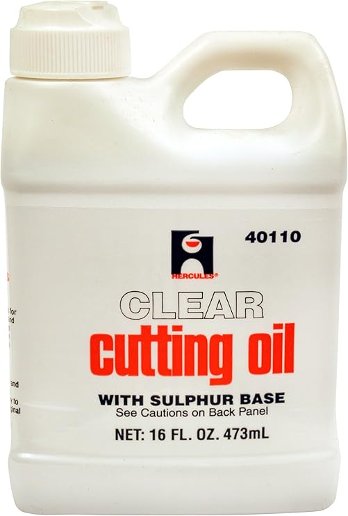 Amazon.com: (40110) HERCULES CLEAR CUTTING OIL 16OZ : Industrial ...