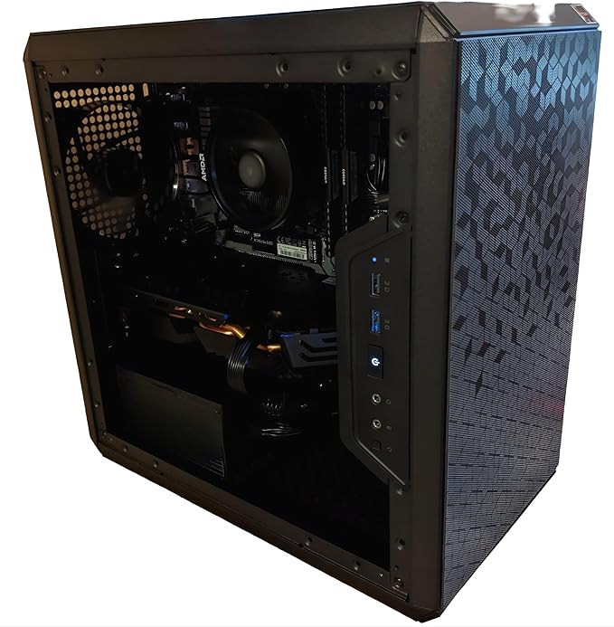 Amazon.com: Gaming Computer RTX 4060 Graphics Pre-Built Desktop Custom ...