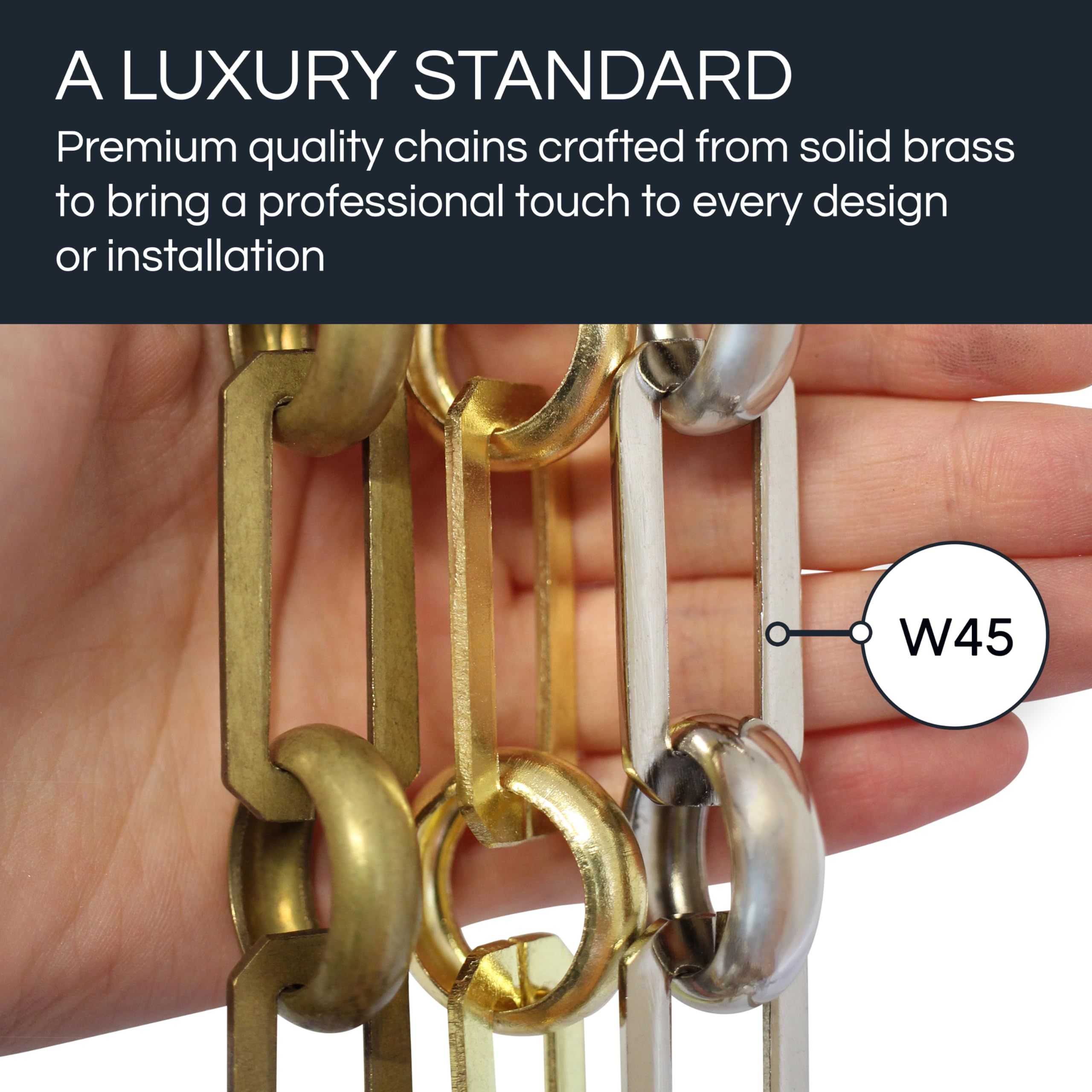 Snapklik.com : RCH Hardware Decorative Antique Solid Brass Chain For ...