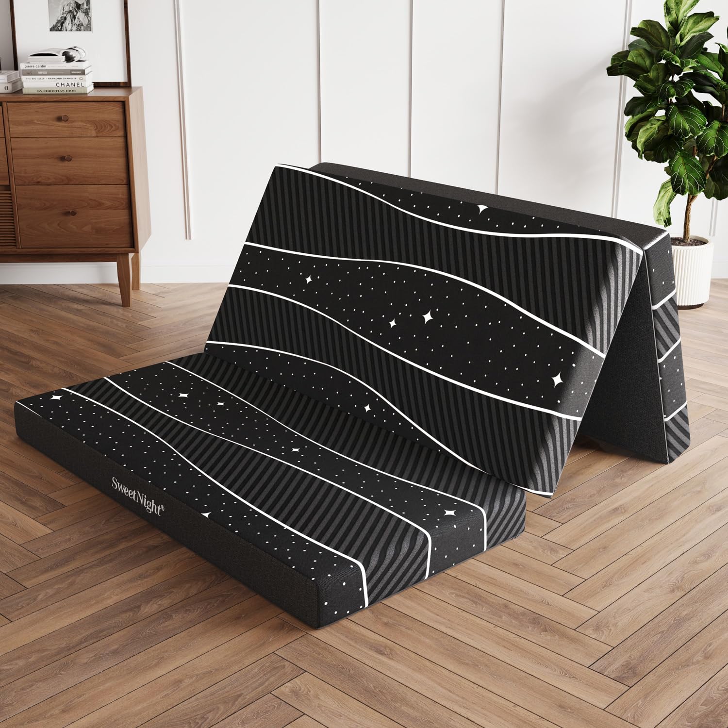 Amazon.com: Sweetnight Folding Mattress - 4-inch Full Tri-Fold Mattress ...