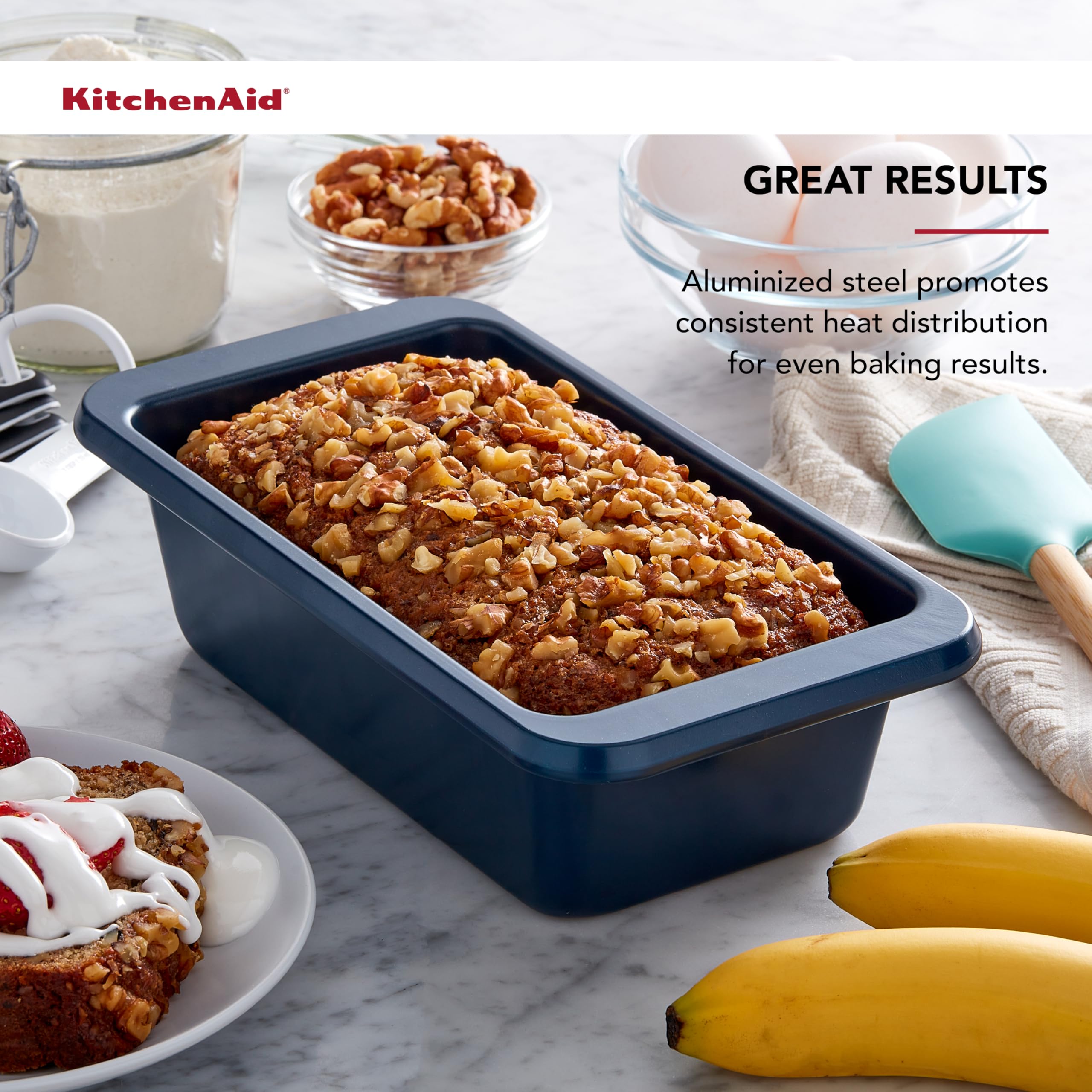 Snapklik.com : KitchenAid Nonstick Loaf Pan