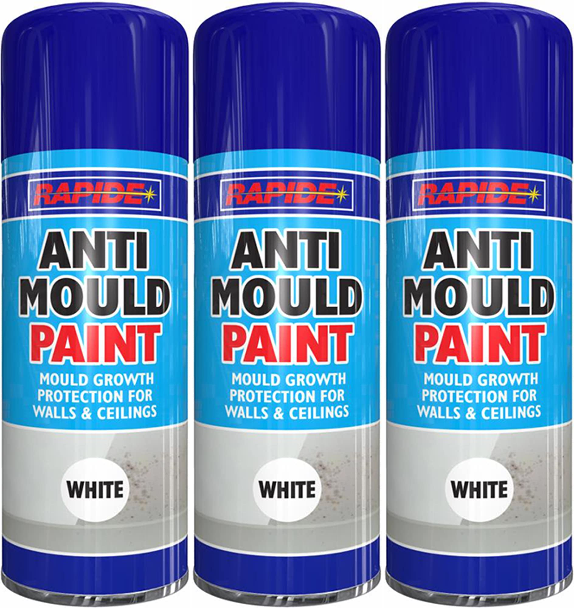 Q&H 400ML Anti Mould Spray White Matt Paint Molds Killer - Treat Damp ...