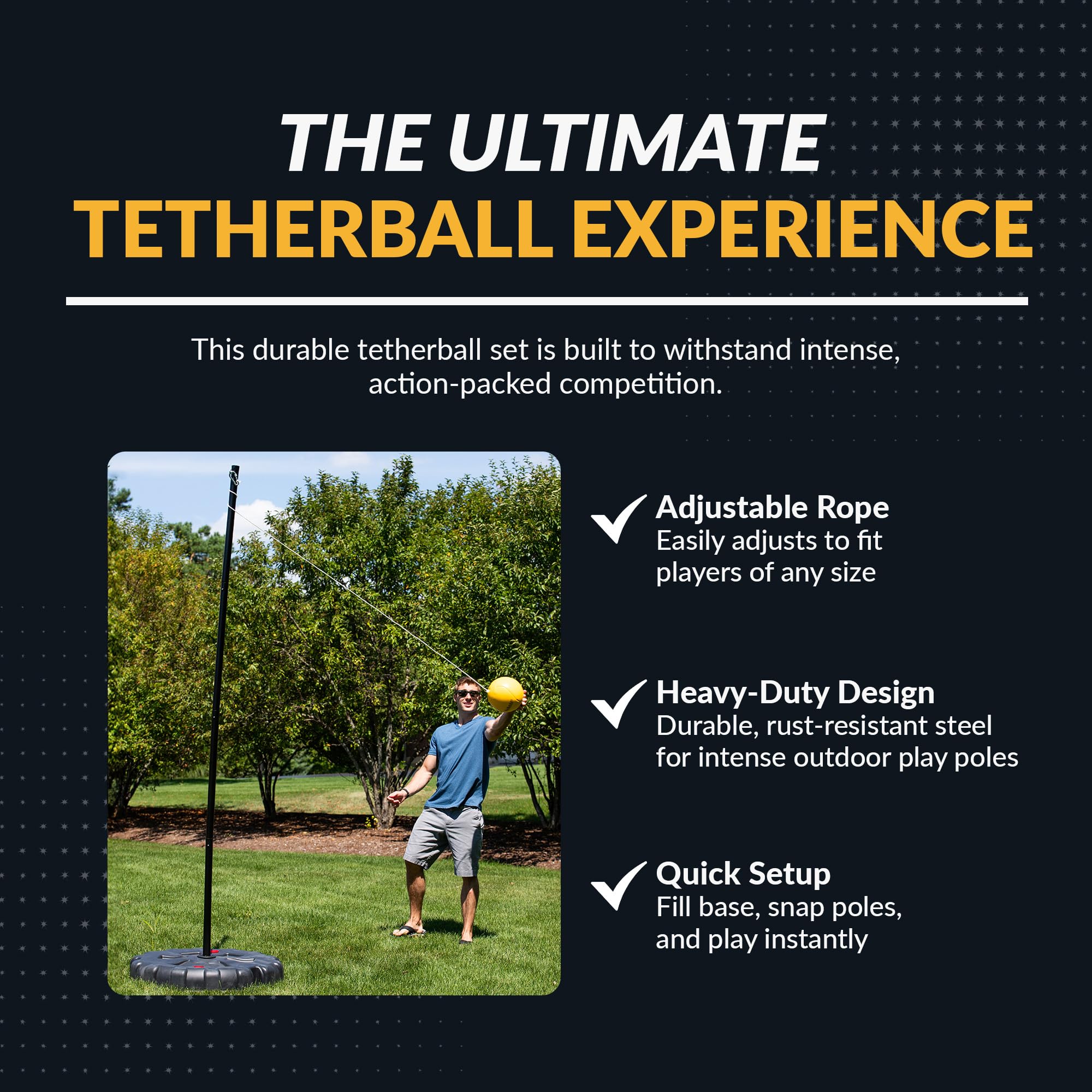 Snapklik.com : Hathaway Tetherball And Rope Set