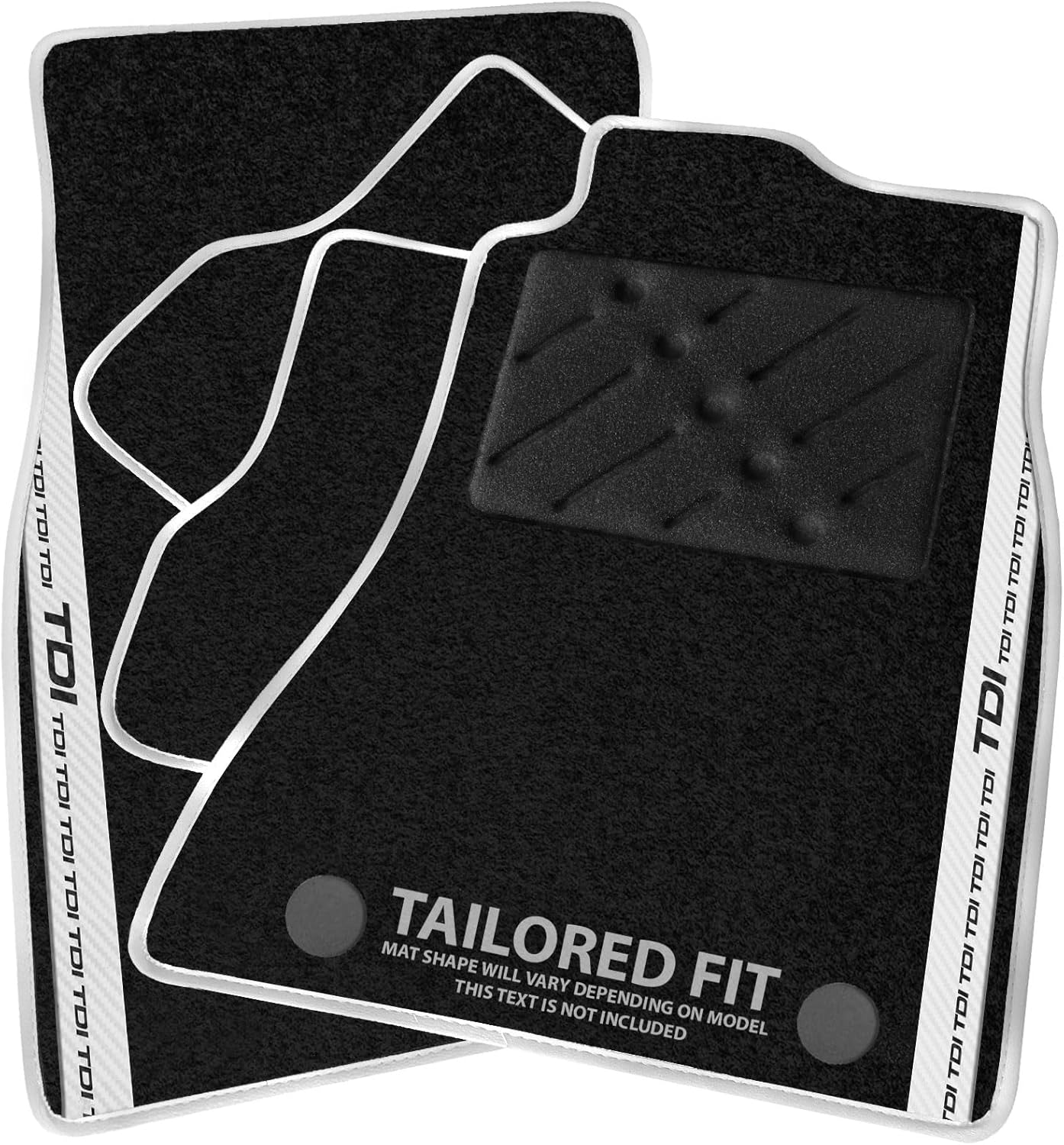 Car Mats FOR Volkswagen Transporter T5 (twin passenger seat) [no ...