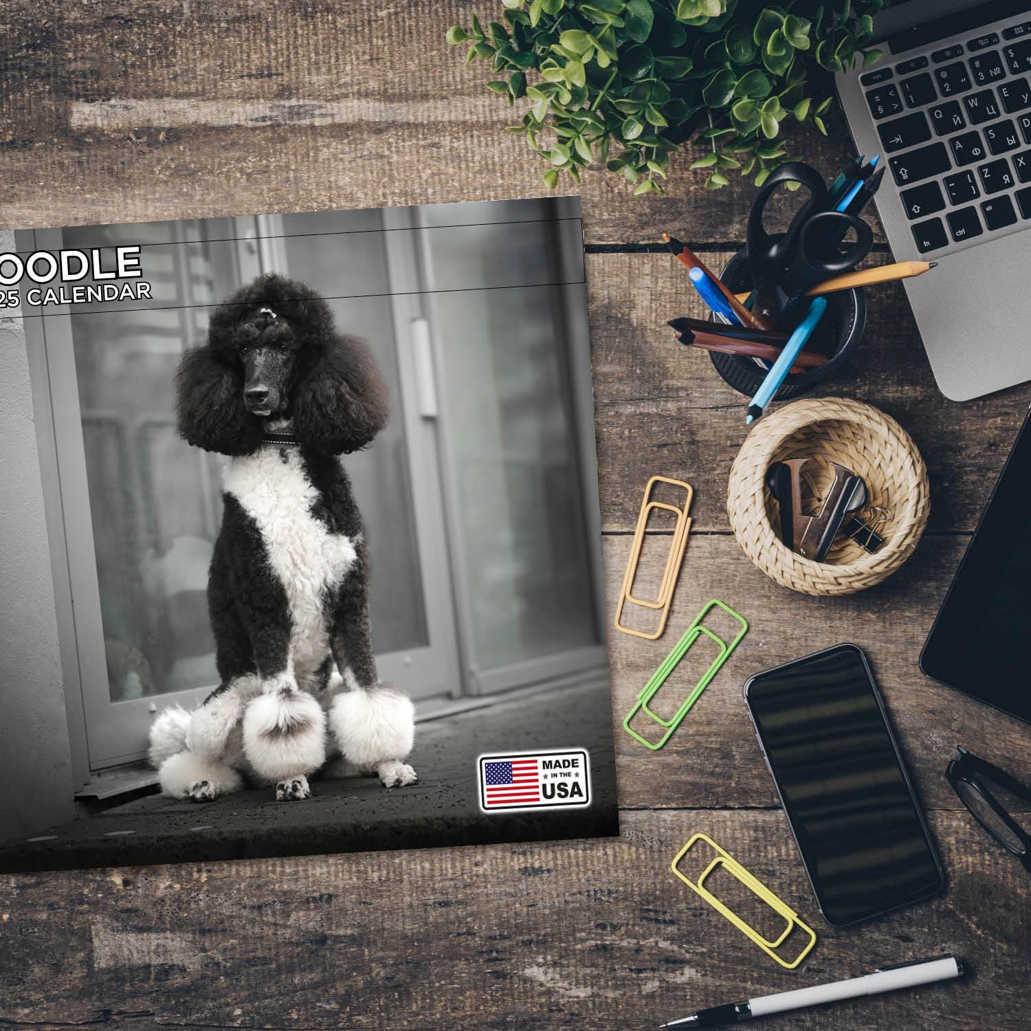 Snapklik.com : 2025 Poodle Calendar - Dog Breed Wall Calendar - 12 X 24 ...