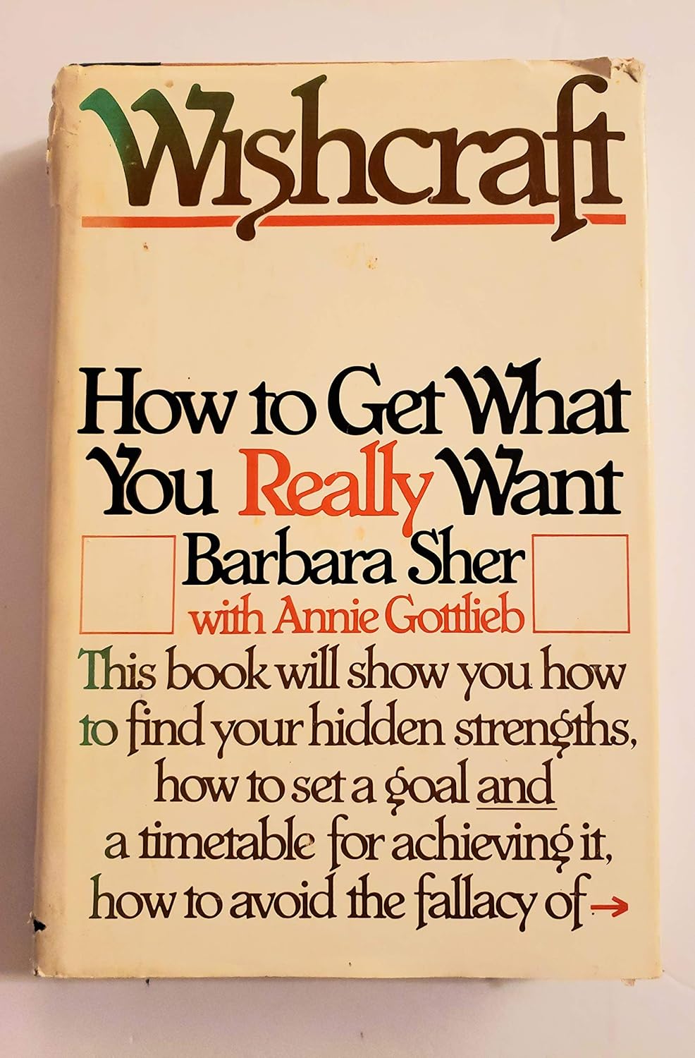 Wishcraft: Sher, Barbara, Gottlieb, Annie: 9780670776085: Amazon.com: Books