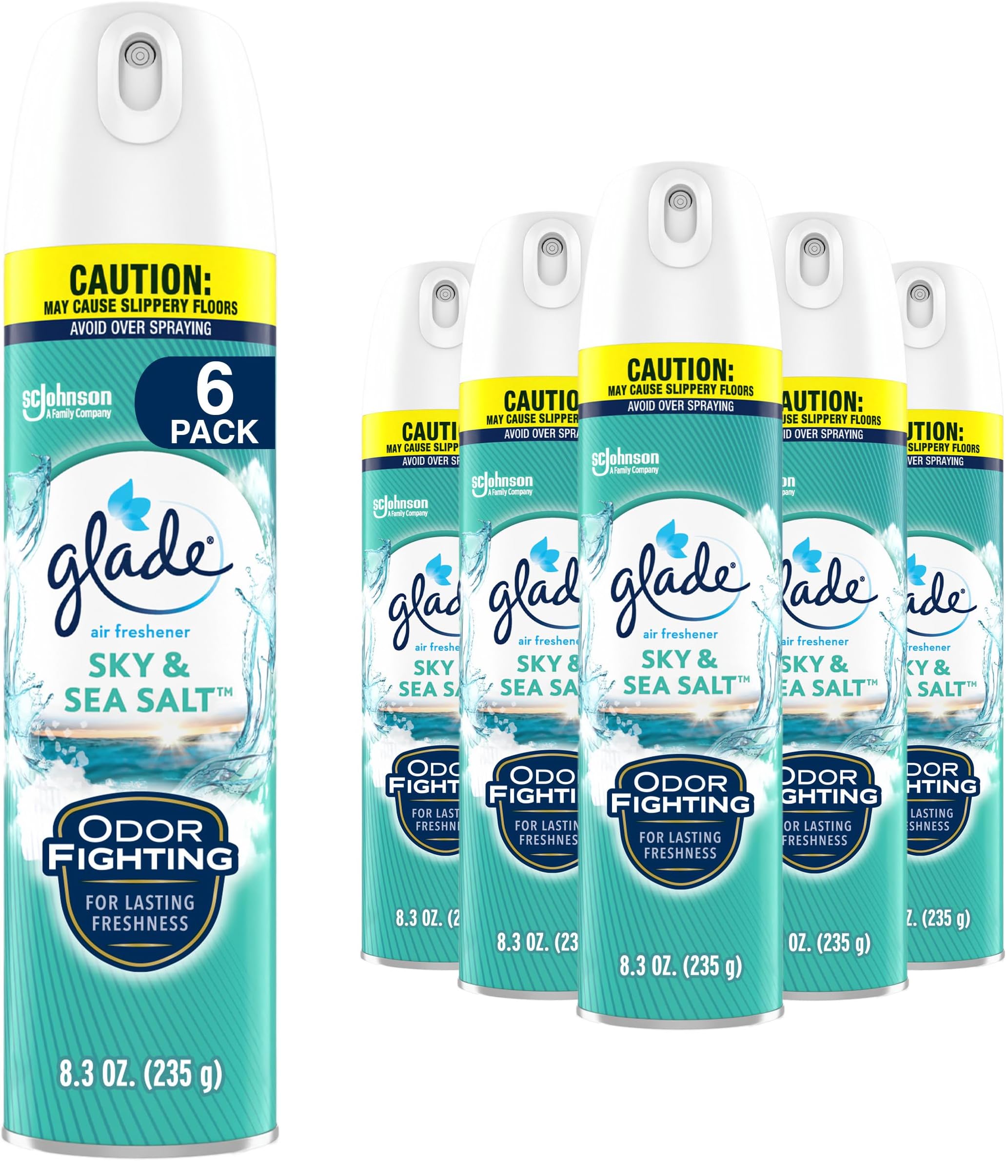 Amazon.com: Glade Air Freshener, Room Spray, Sky & Sea Salt, 8.3 Oz, 6 ...