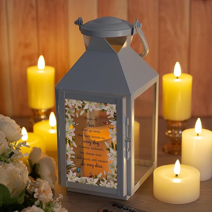 Amazon.com: HN HAIINAA Memorial Lantern - Bereavement Sympathy Gifts ...