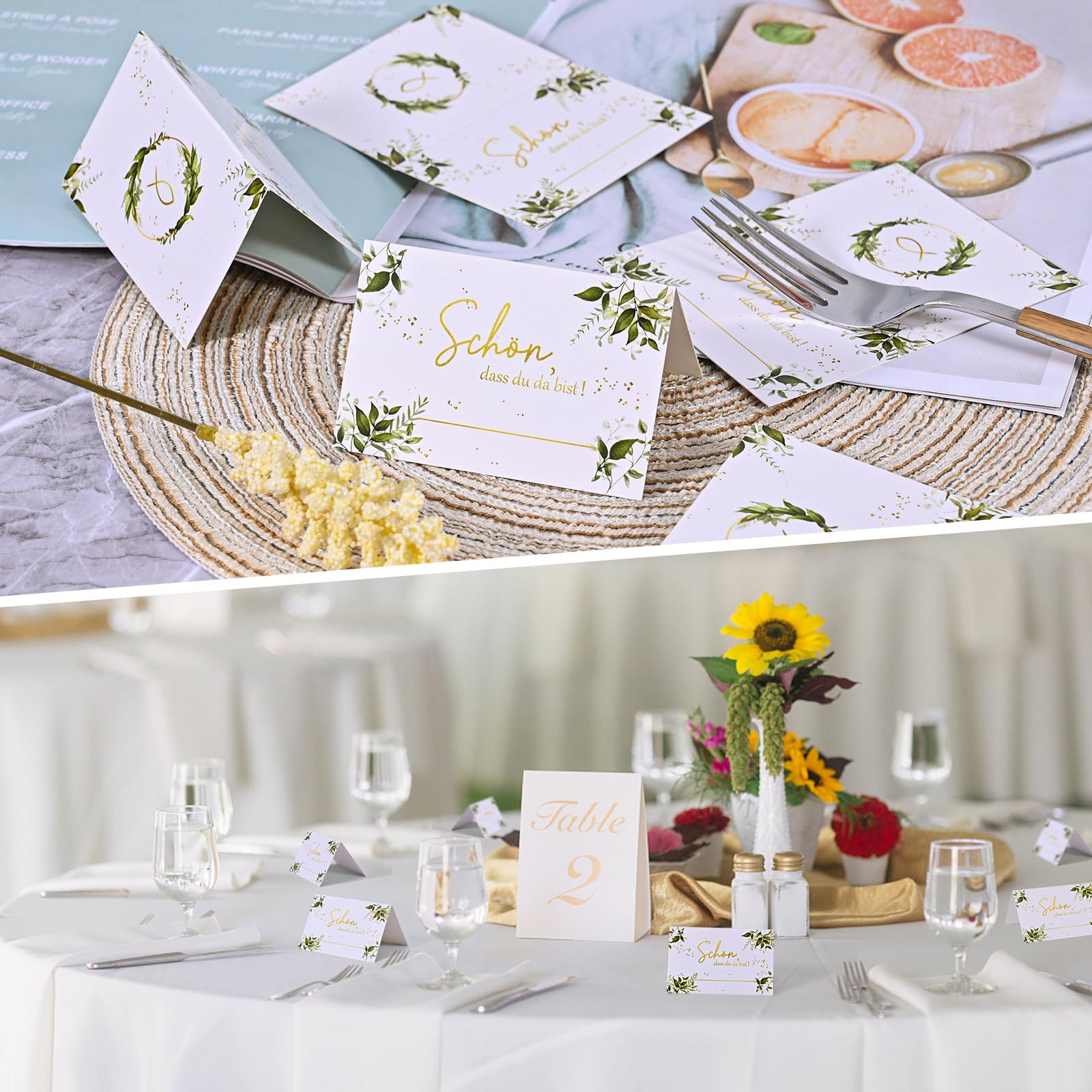 Ideas Para Tarjetas De Lugar Con Nombres Para Bodas Fayemint 50 Piezas