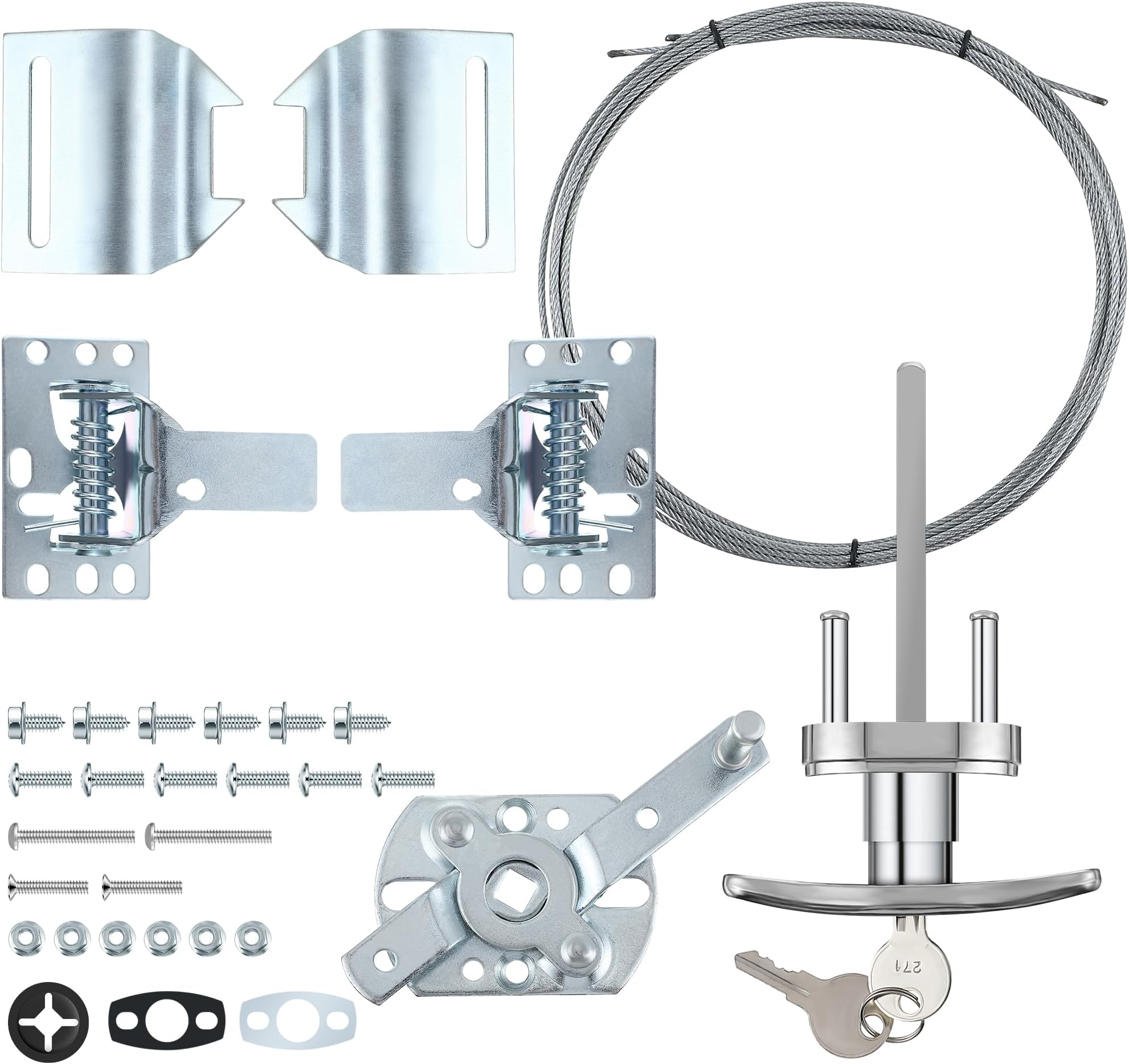 Amazon.com: Ceoighe Universal Garage Door Lock Kit with Spring Latch ...
