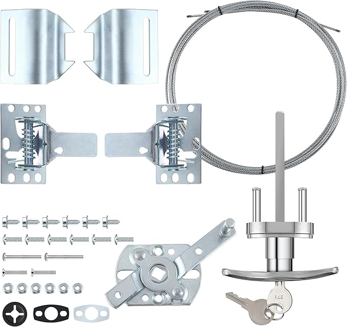Amazon.com: Ceoighe Universal Garage Door Lock Kit with Spring Latch ...