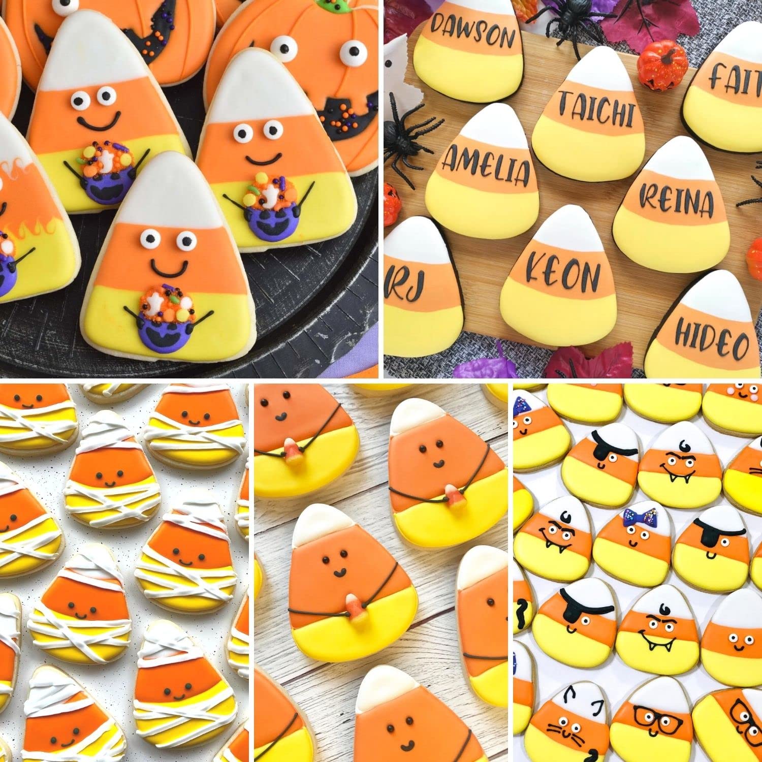Candy Corn Cookie Template