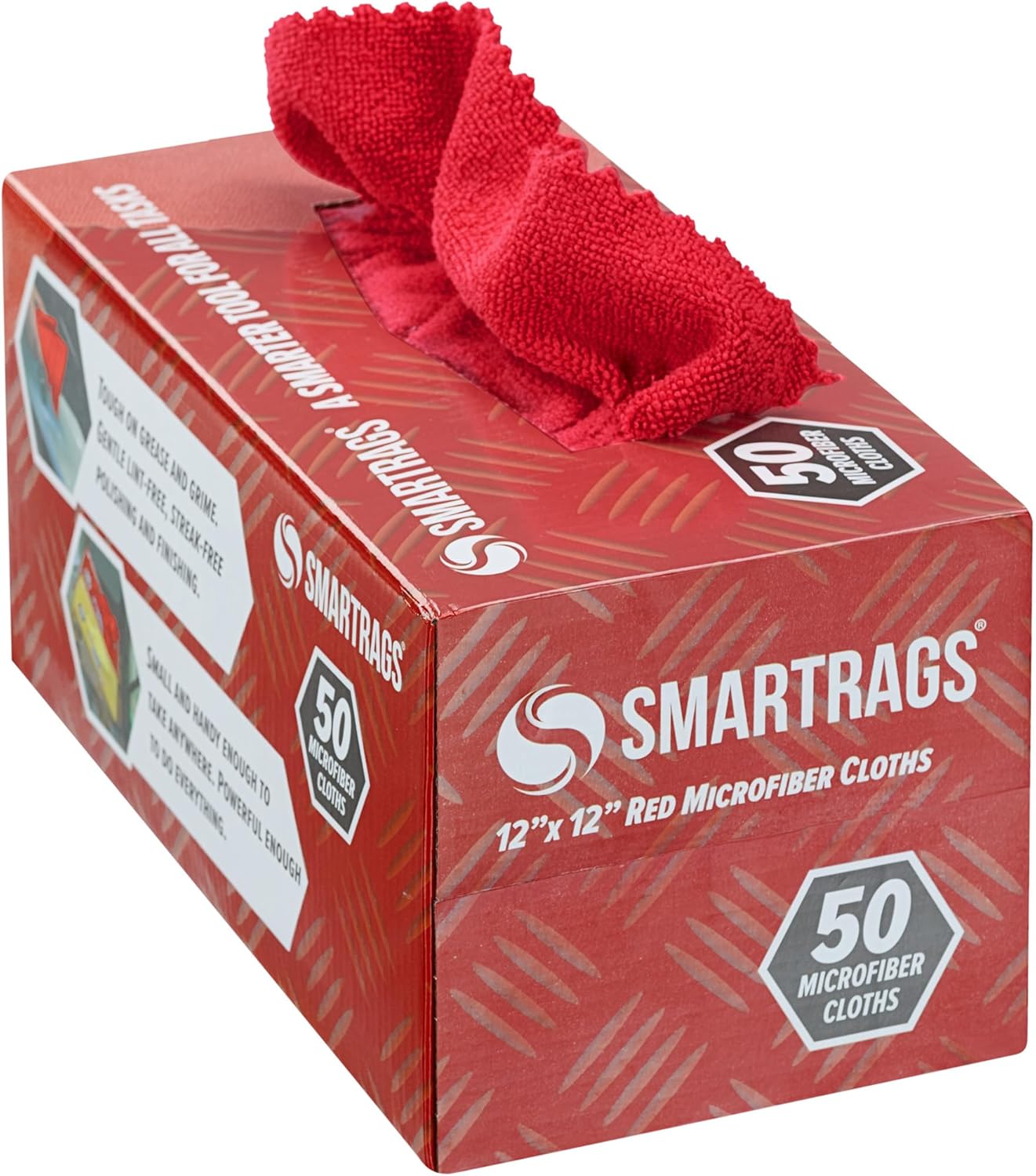 Arkwright Smart Rags in Box - (Pack of 50) Lint Free Microfiber ...