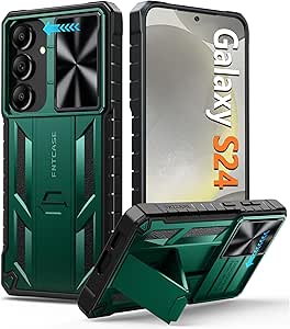 Amazon.com: FNTCASE for Samsung-Galaxy S24 Protective Case: Military Grade Dropproof Cell Phone ...