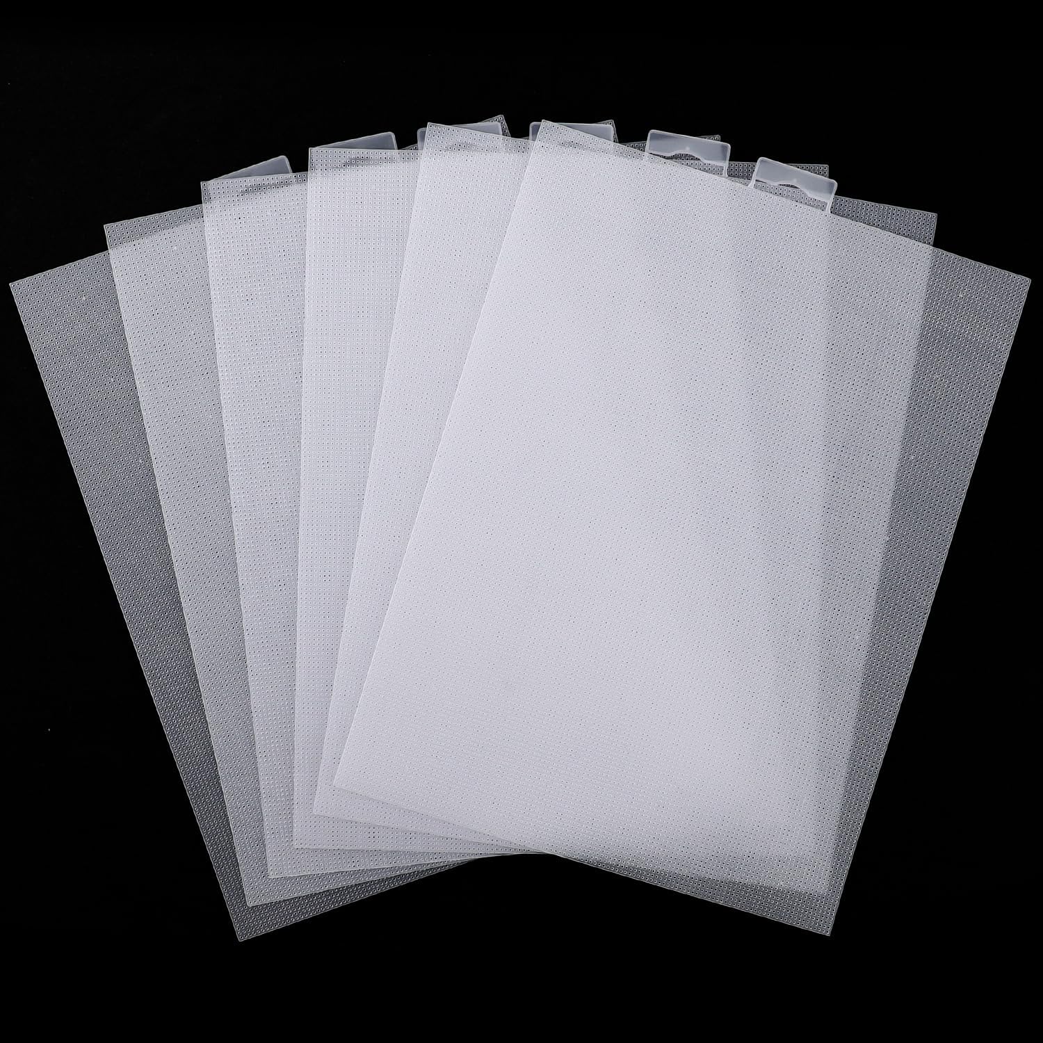 Amazon.com: 20 Sheets Clear Plastic Canvas, 7CT Mesh Sheets for ...