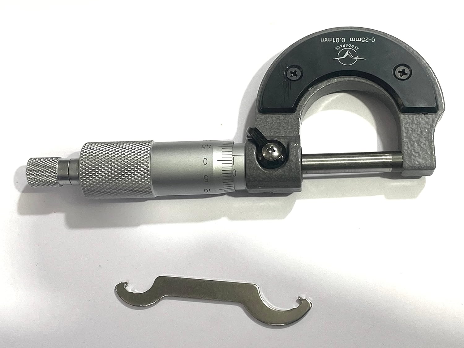 OMX 1 PC, Steel Precision Micrometer 0-25mm/0.001mm Outside Micrometer ...